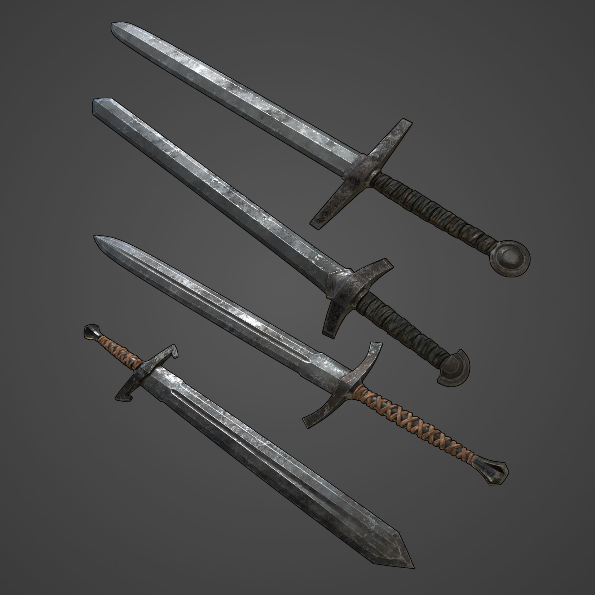 Next Gen AAA Basic Swords Collection VR / AR / low-poly | CGTrader