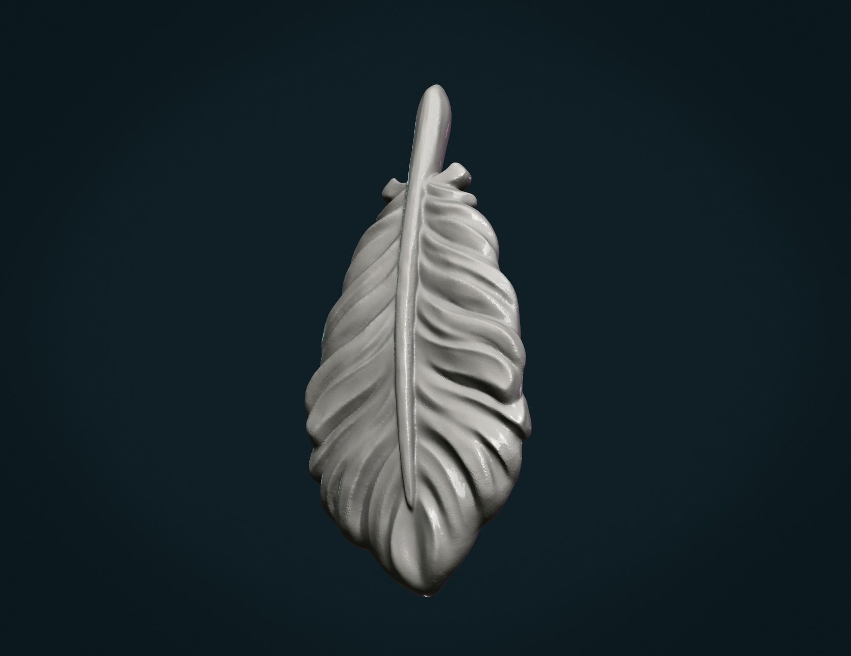 Bird Feather 3D model 3D printable | CGTrader