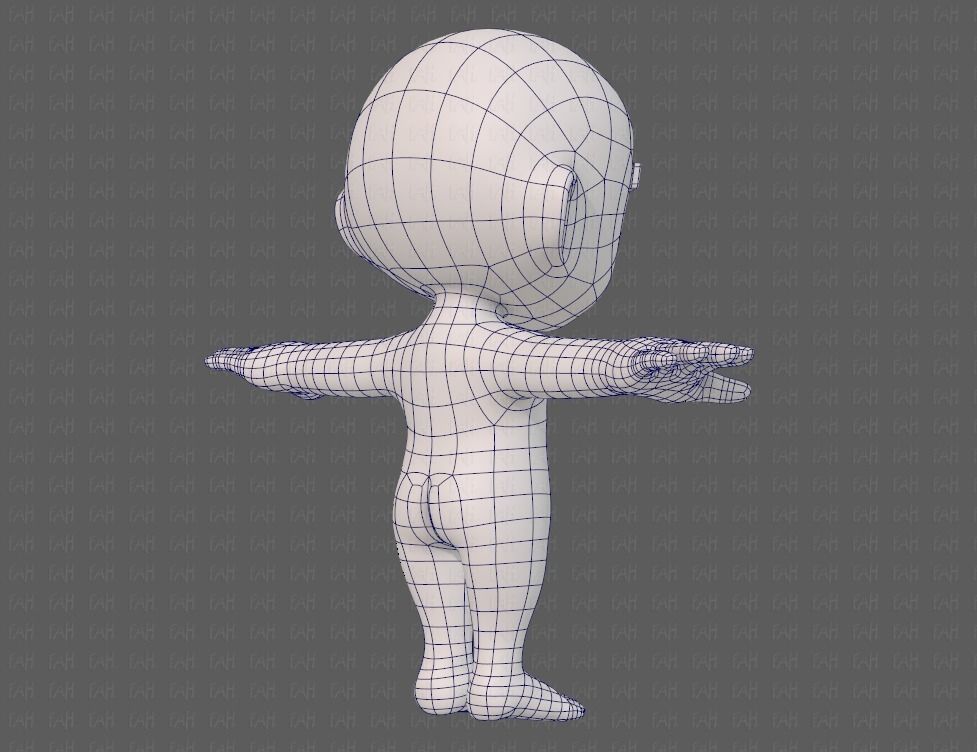 3D model Cartoon Child V04 VR / AR / low-poly | CGTrader