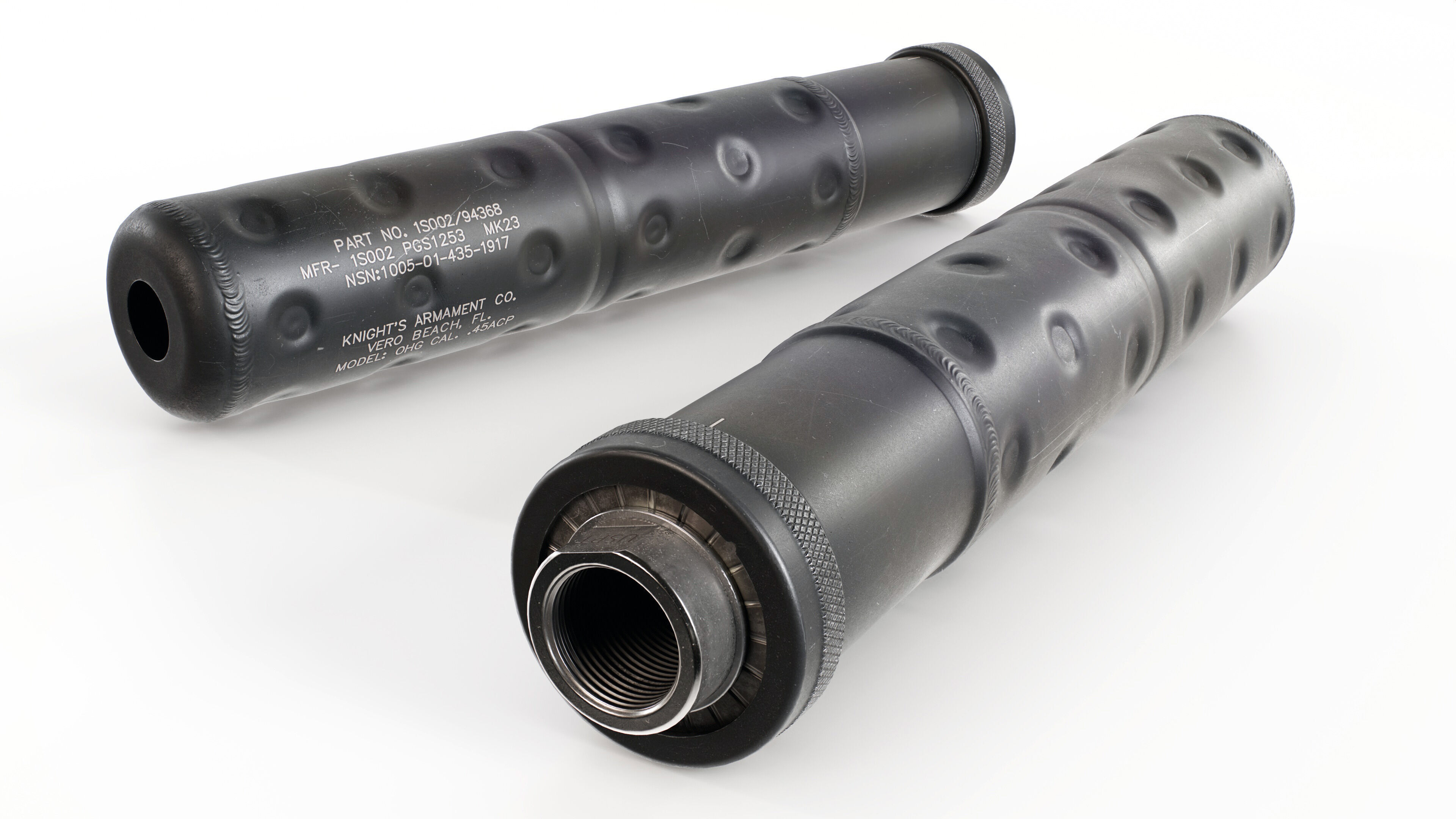 3D model Knights Armament USP-T 45ACP Suppressor VR / AR / low-poly ...