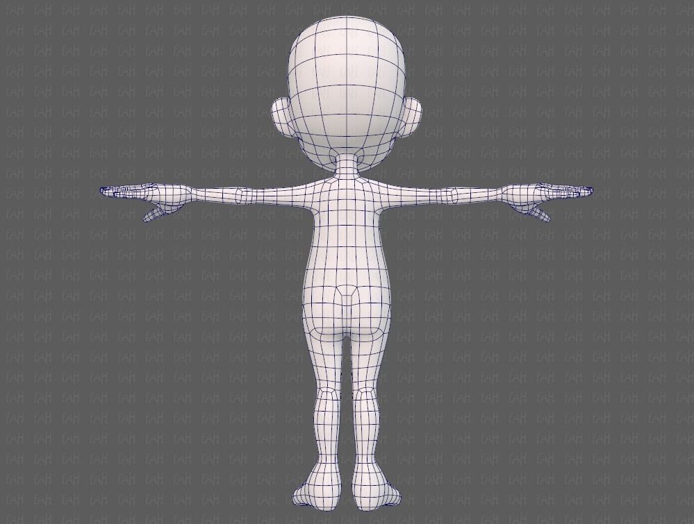 3D model Base mesh boy character V13 VR / AR / low-poly | CGTrader
