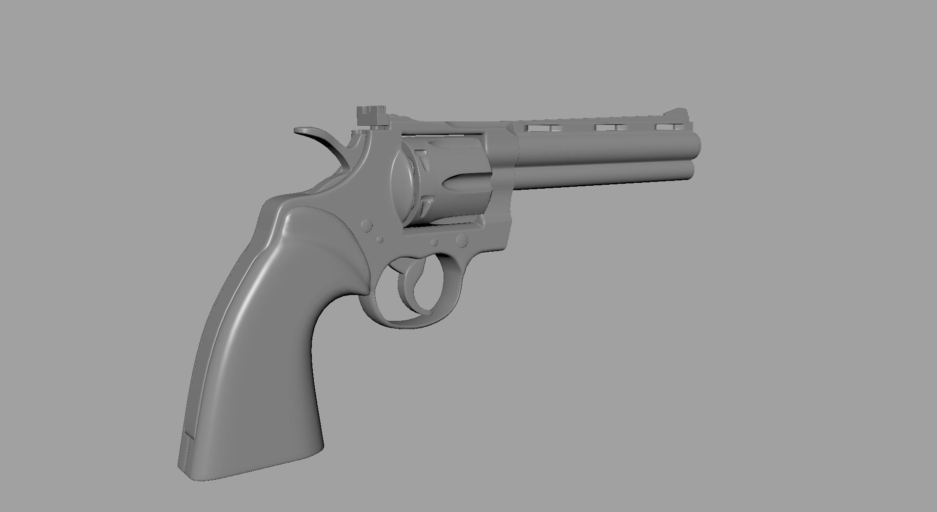 357 Magnum pistol 3D model | CGTrader