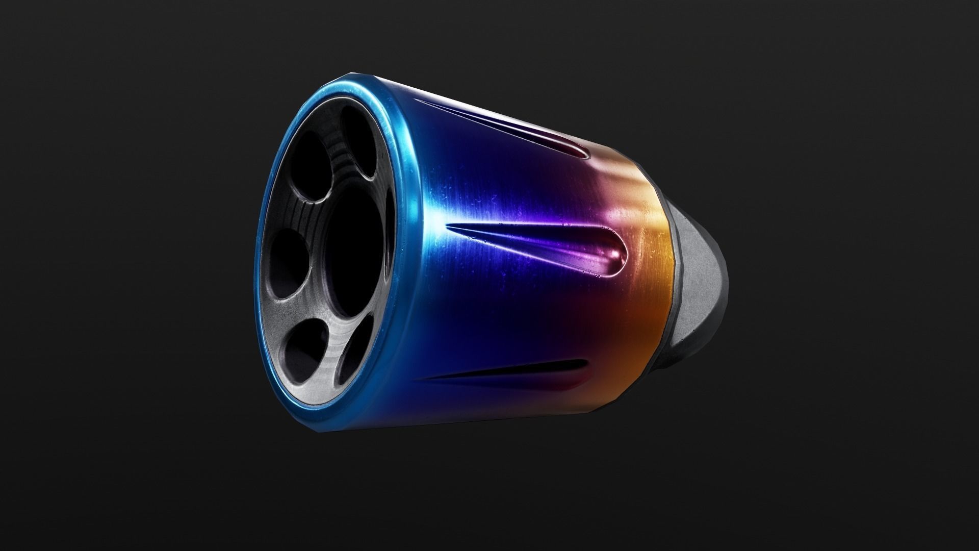 3D model SLR Rifleworks Synergy Linear Hybrid Comp 45 ACP VR / AR / low ...