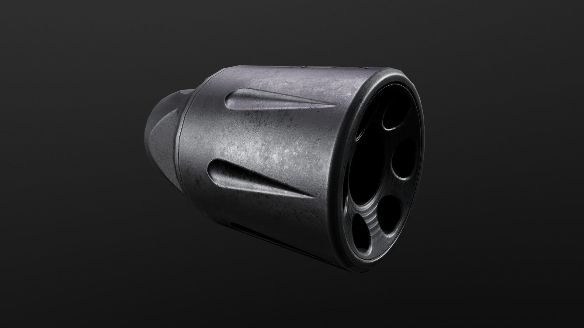 3D model SLR Rifleworks Synergy Linear Hybrid Comp 45 ACP VR / AR / low ...