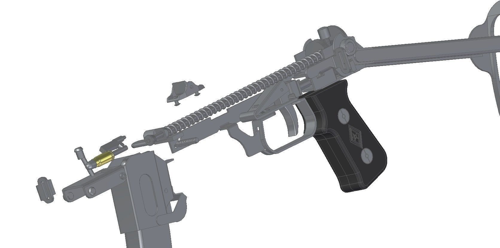 PPS-43 gun 3D model | CGTrader