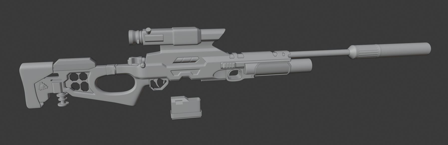 3D model CSRX 300 Sniper VR / AR / low-poly | CGTrader