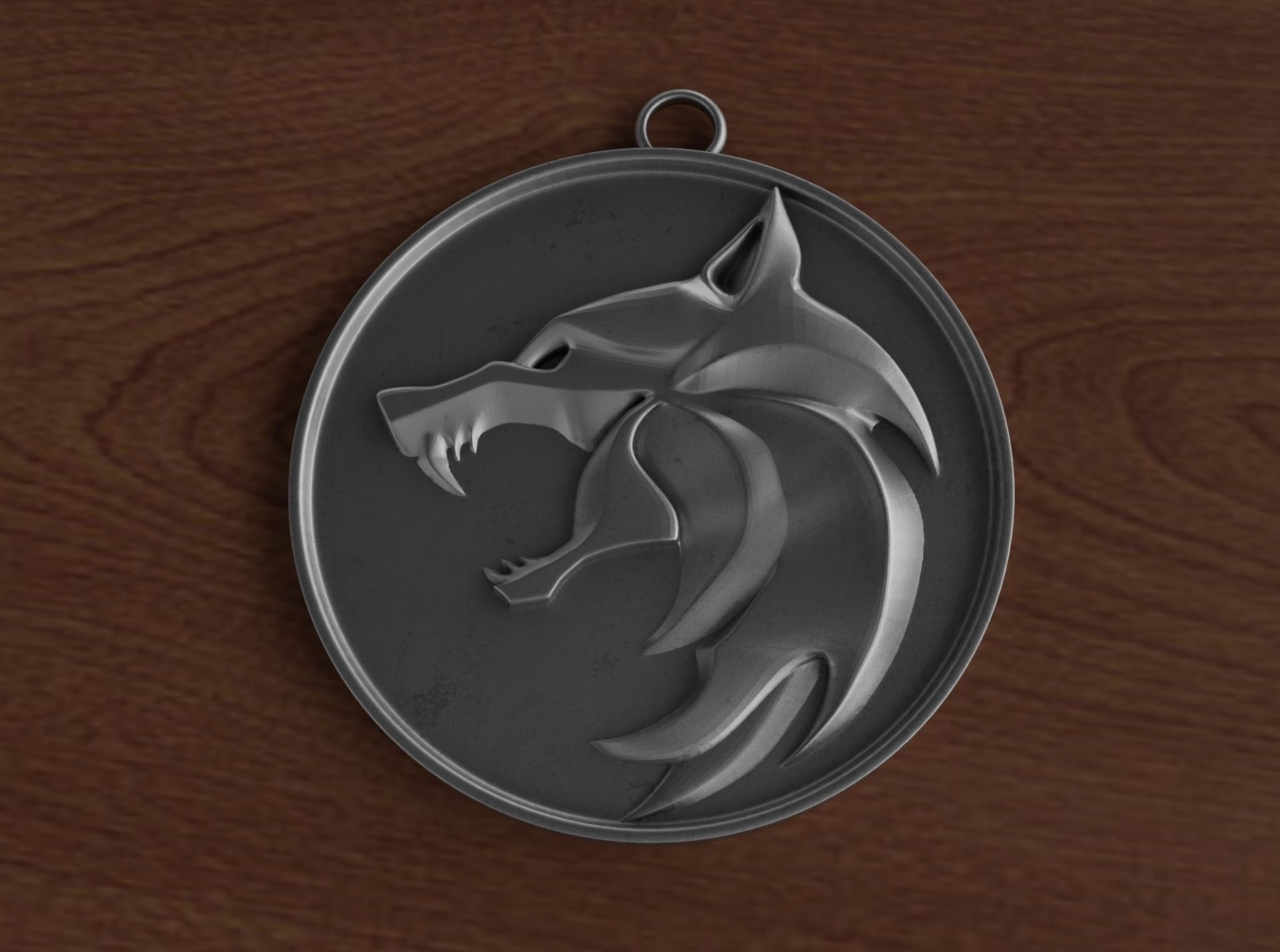 The Witcher medallion 3D model 3D printable | CGTrader