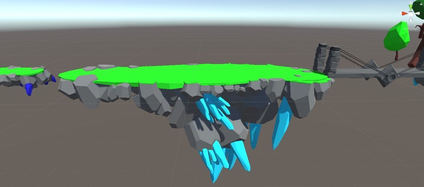 3D model LowPoly Sky Island VR / AR / low-poly | CGTrader