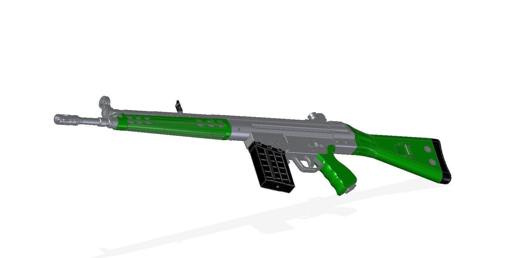 Heckler Koch G3 3D model | CGTrader