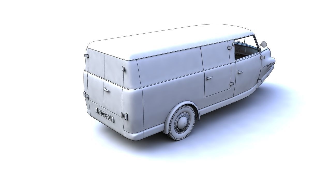 GOLIATH GOLI KASTENWAGEN 1955 3D model | CGTrader