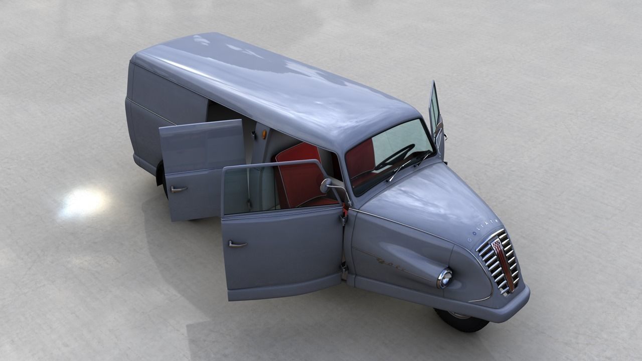 GOLIATH GOLI KASTENWAGEN 1955 3D model | CGTrader