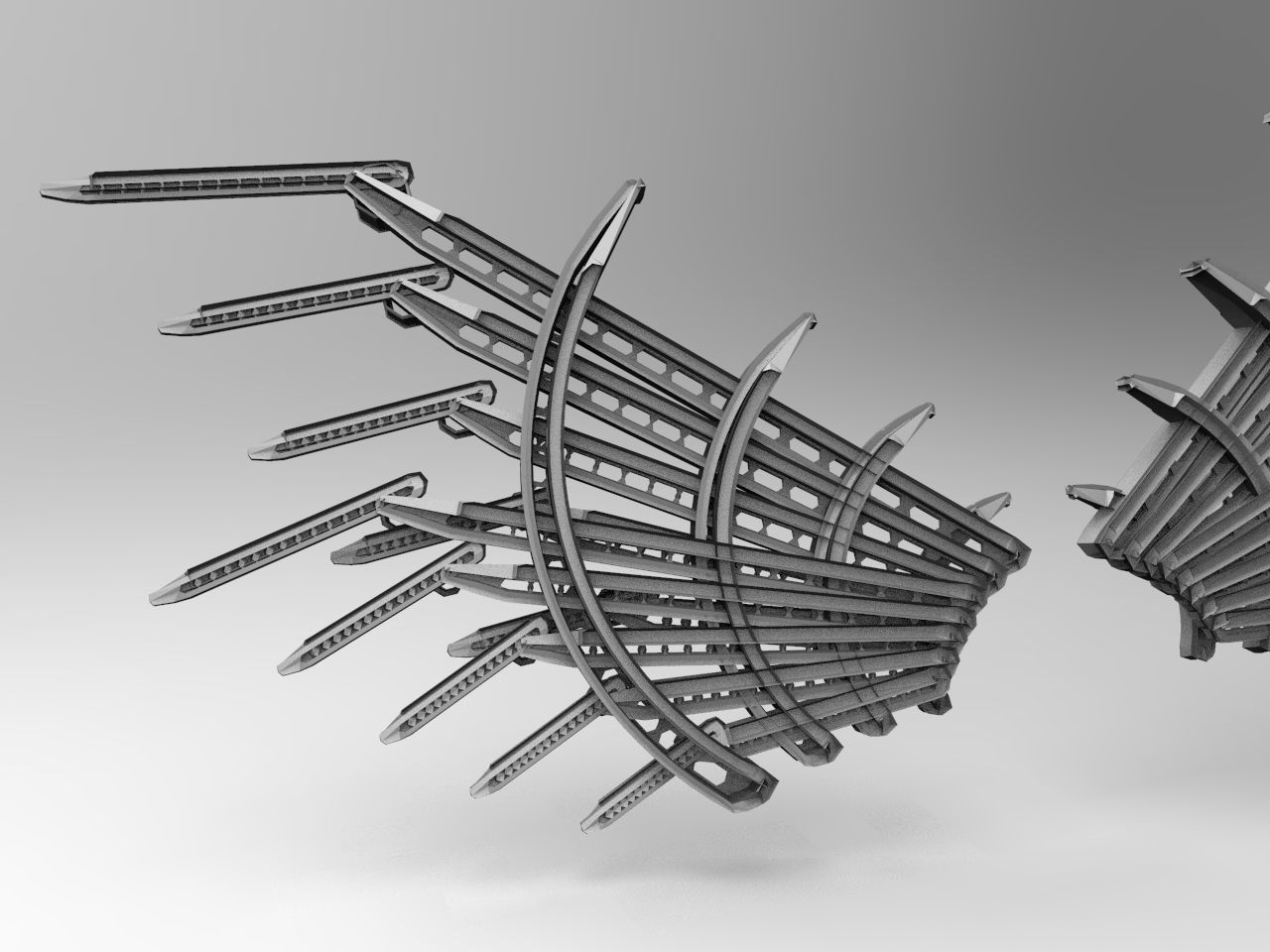 mech wings 2 free 3D model | CGTrader