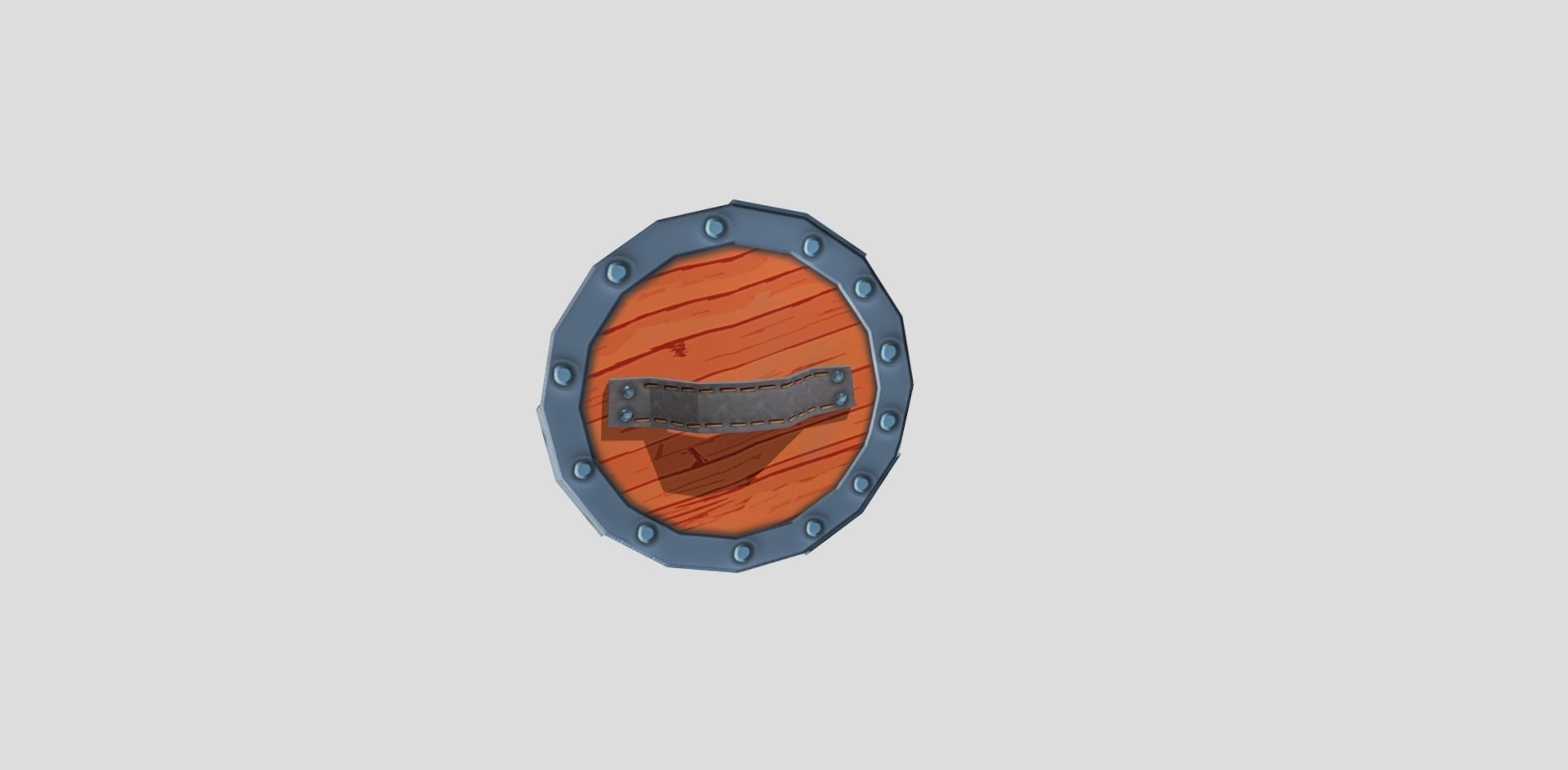 3D model Cartoon shield with spikes VR / AR / low-poly | CGTrader