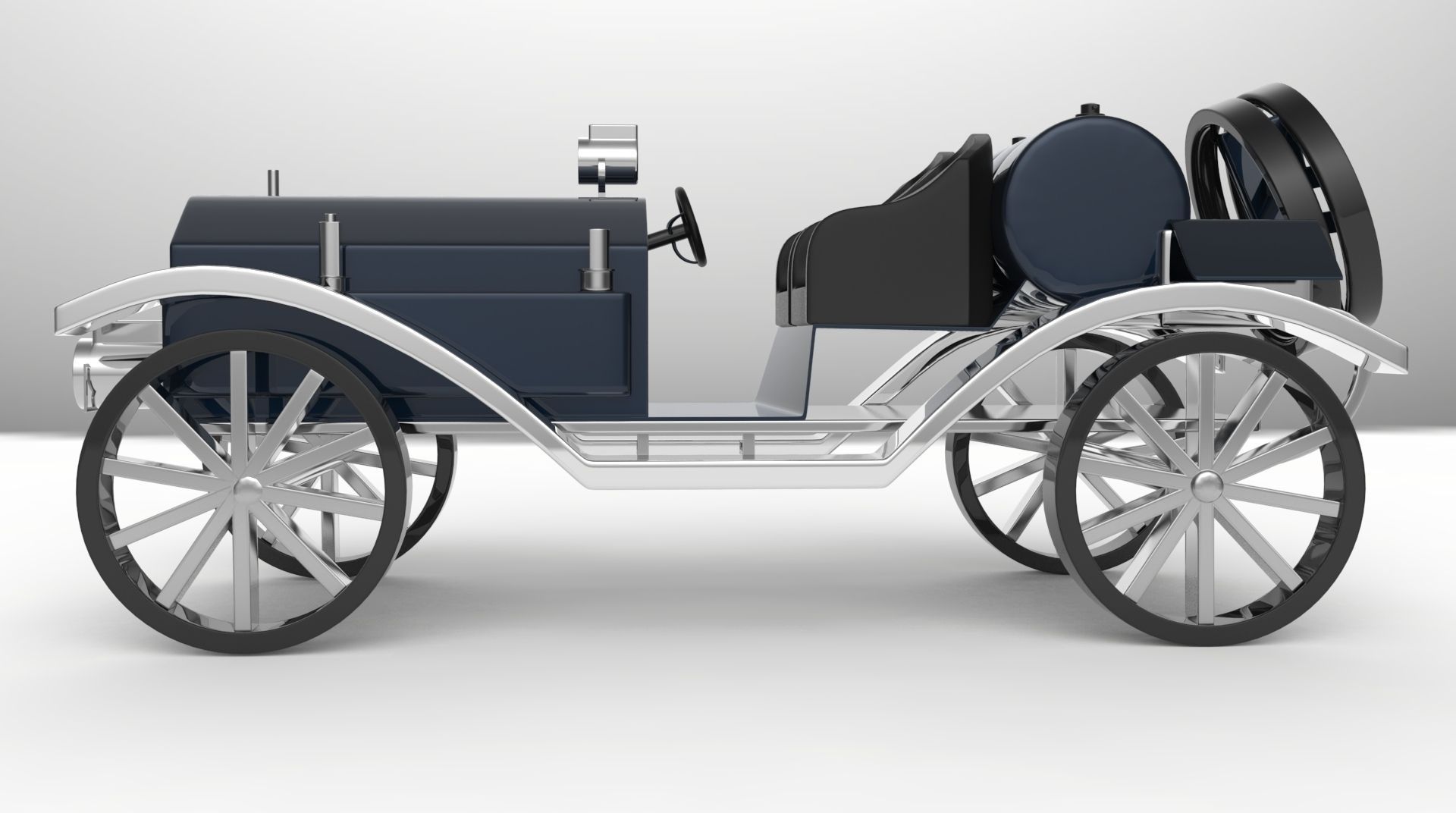 3D model vintage car VR / AR / low-poly | CGTrader