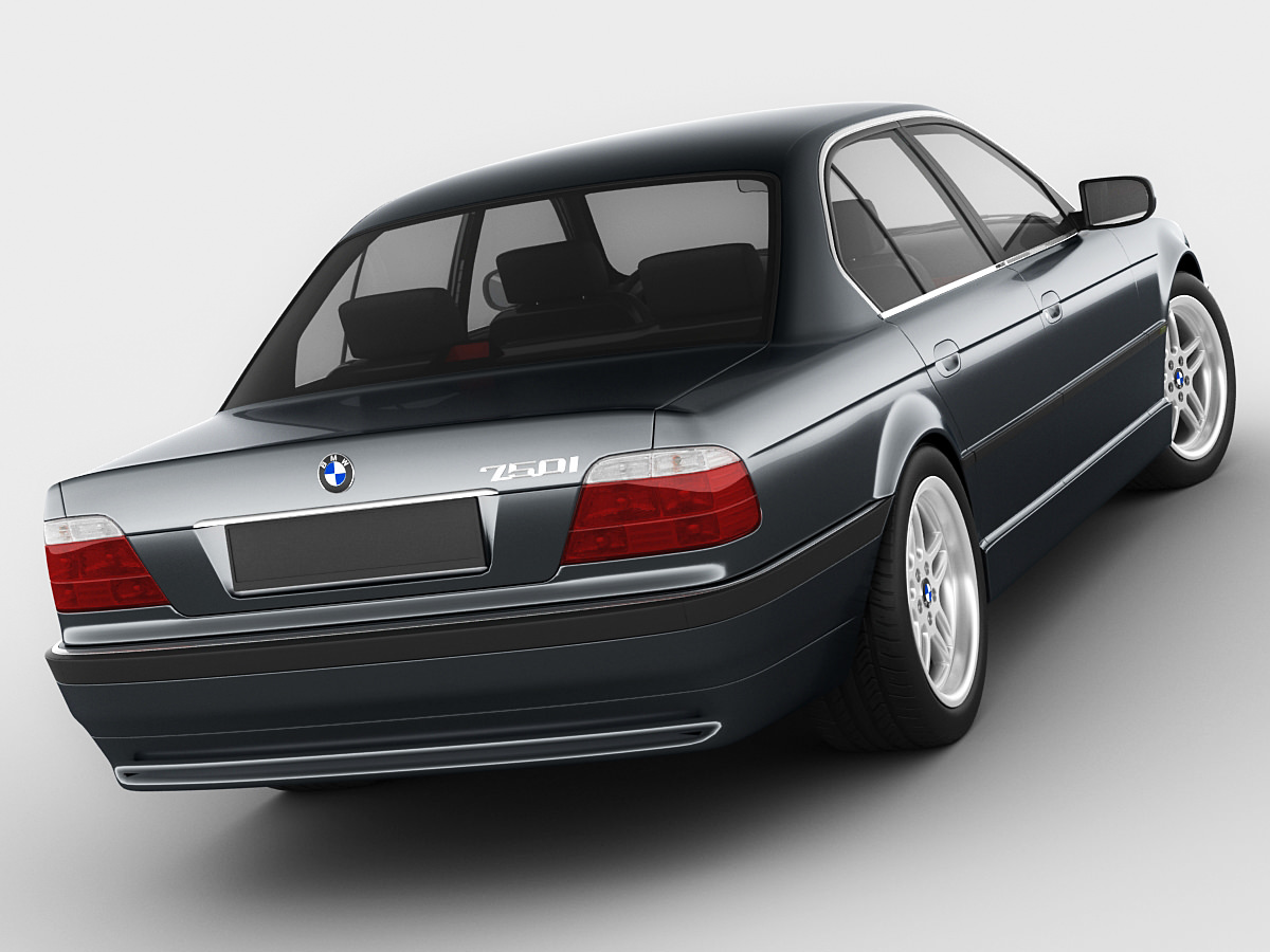 BMW 7 E38 1994-2001 3D Model .max .obj .3ds .fbx .c4d .lwo .lw .lws ...