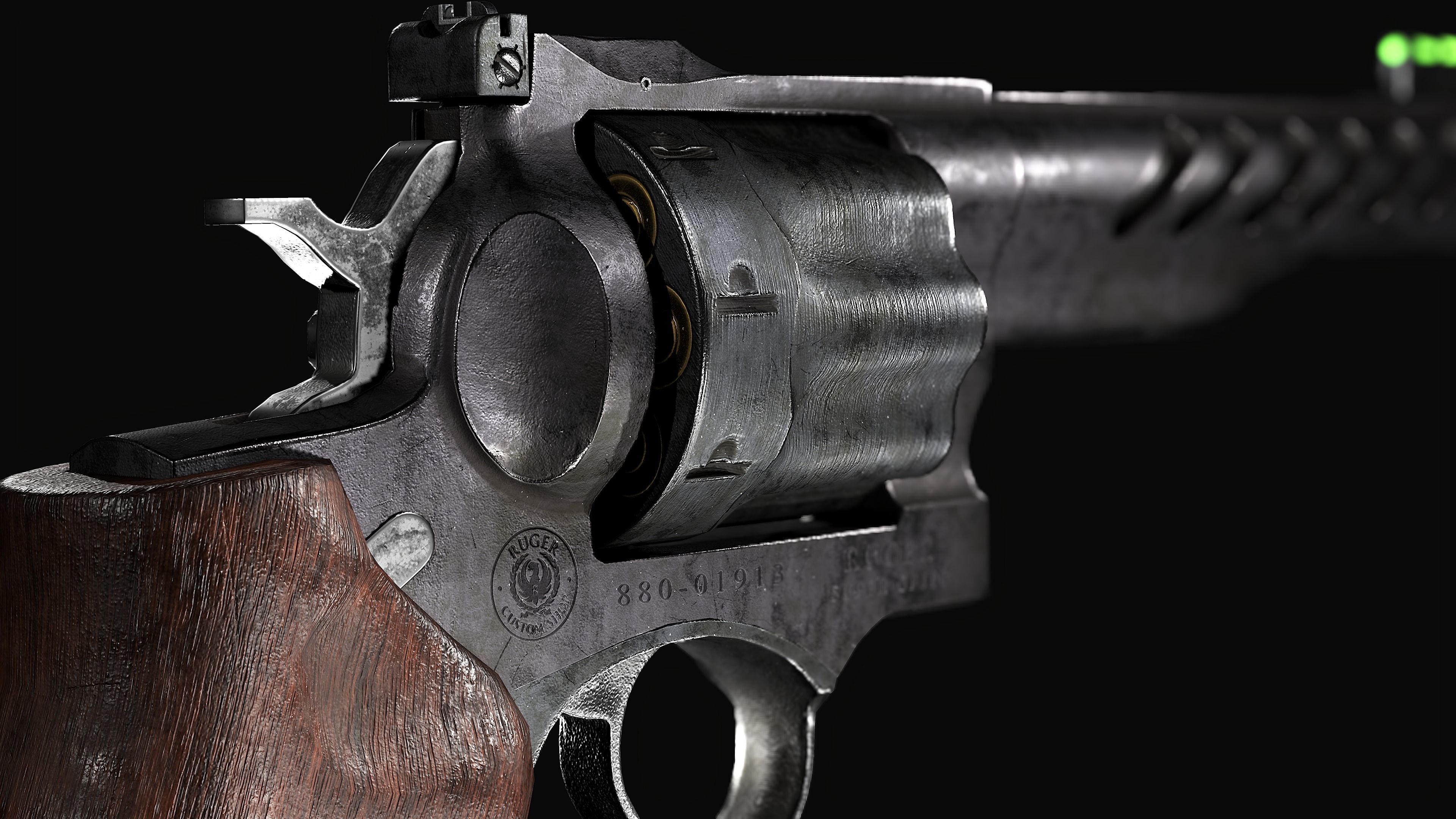 3D model GP100 Revolver VR / AR / low-poly | CGTrader