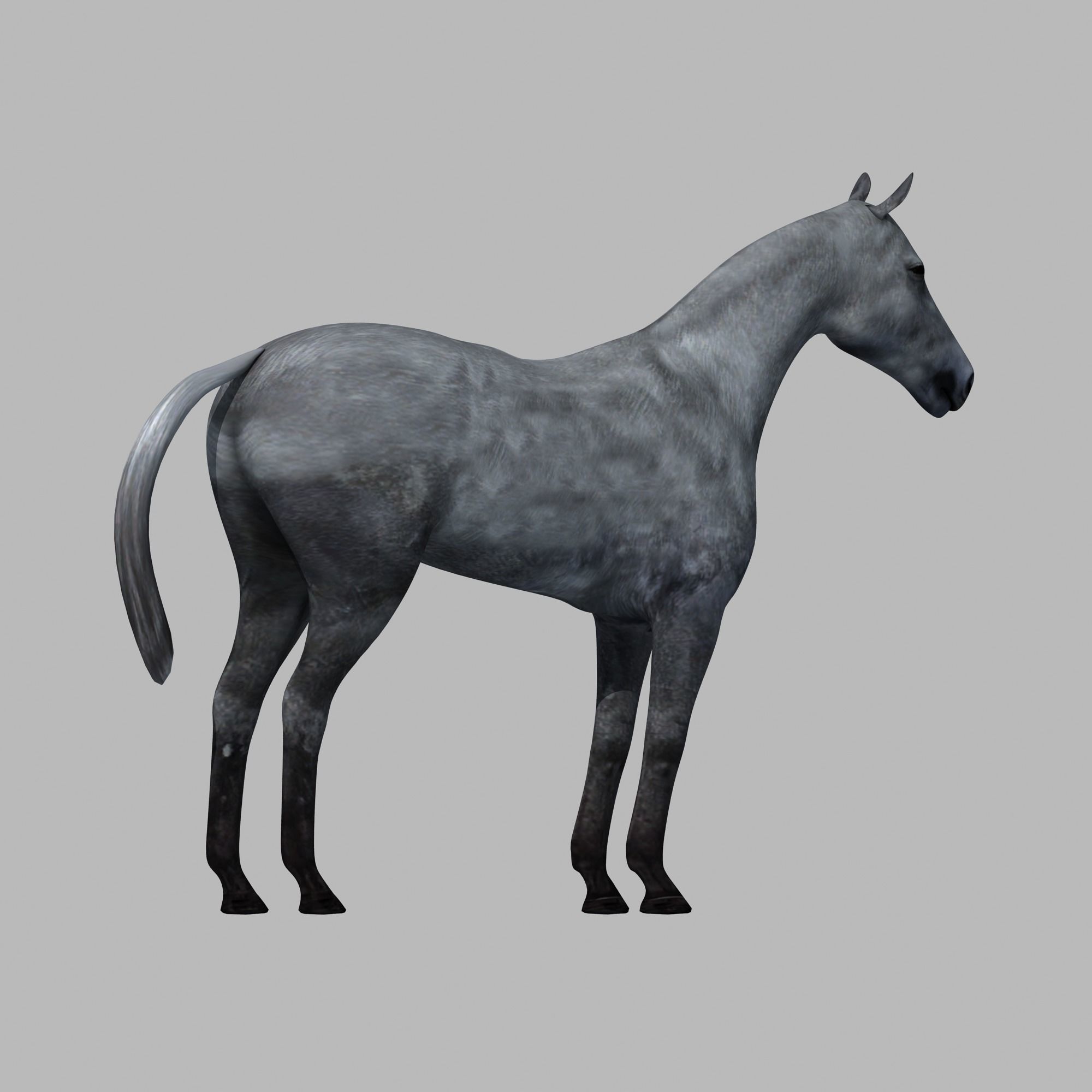 3D model 3D model Low poly 3D Horse Model For Games NEW VR / AR / low ...