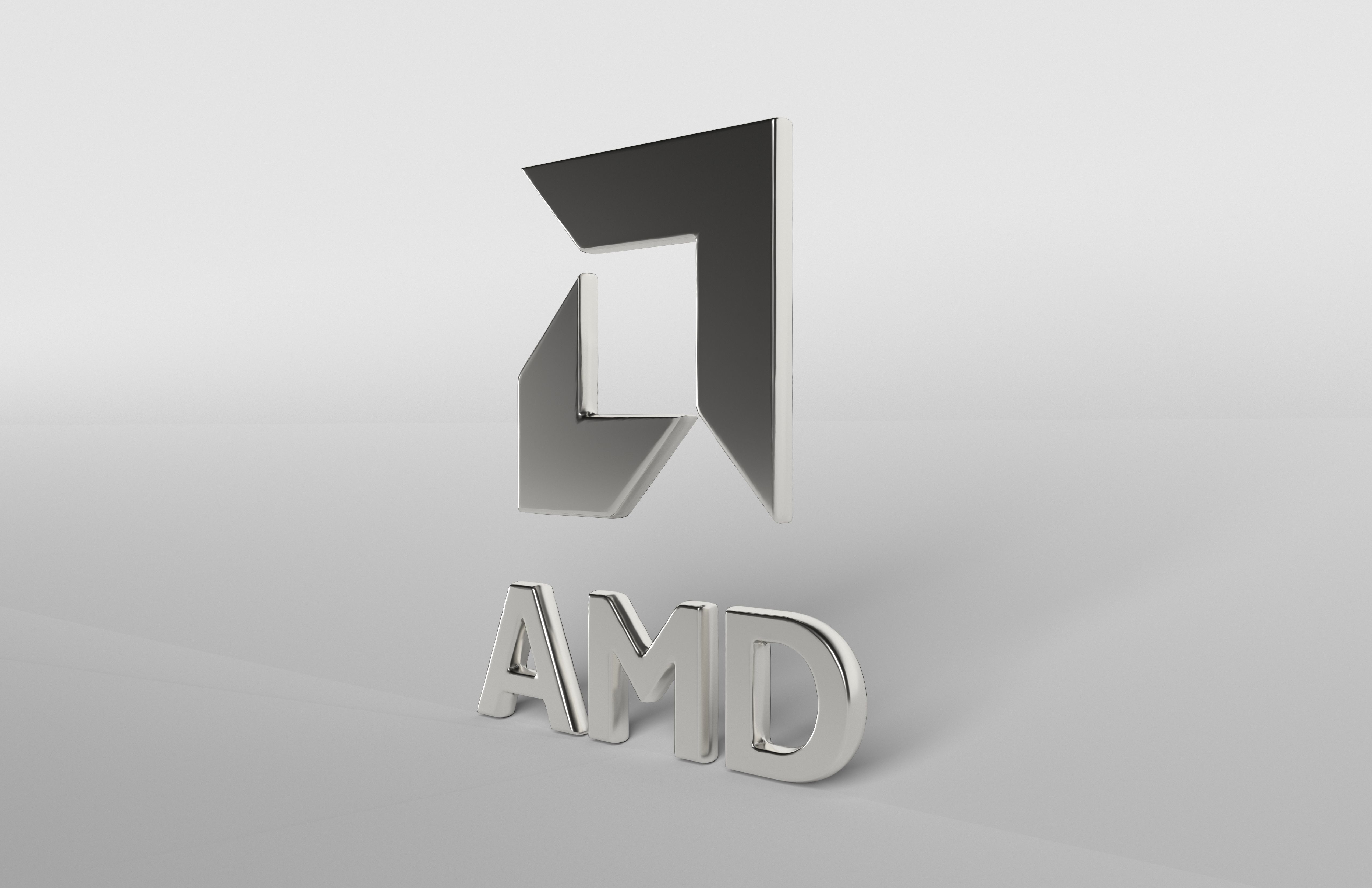 AMD Logo v1 008 free VR / AR / low-poly 3D model | CGTrader