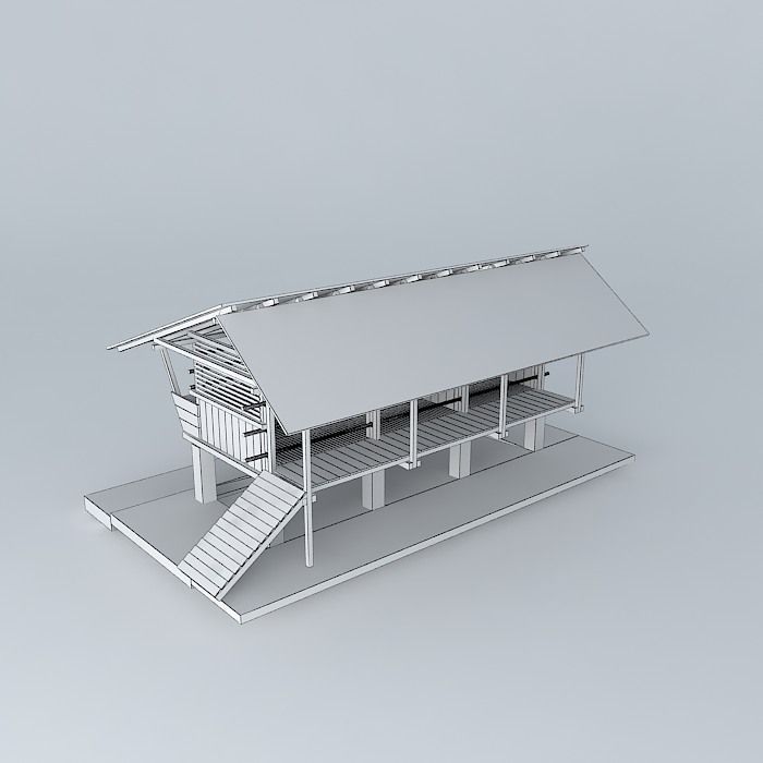 Traditional sheepfold free 3D model | CGTrader