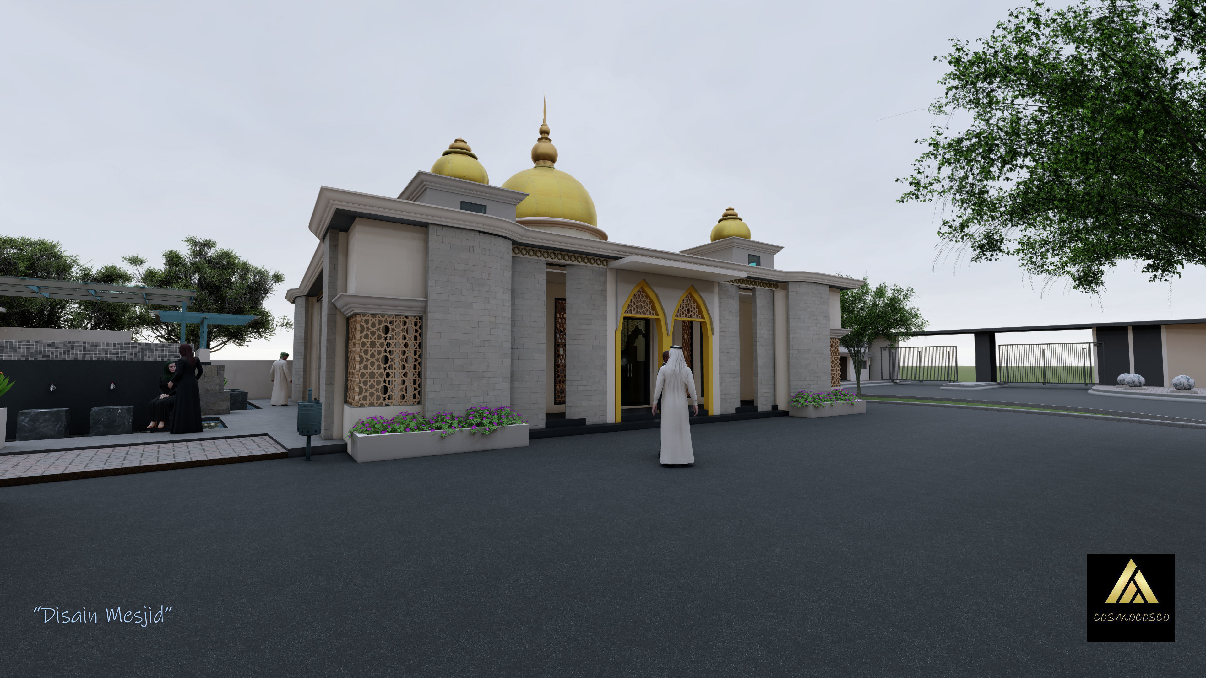 Mosque BIM Modelling 3D model | CGTrader