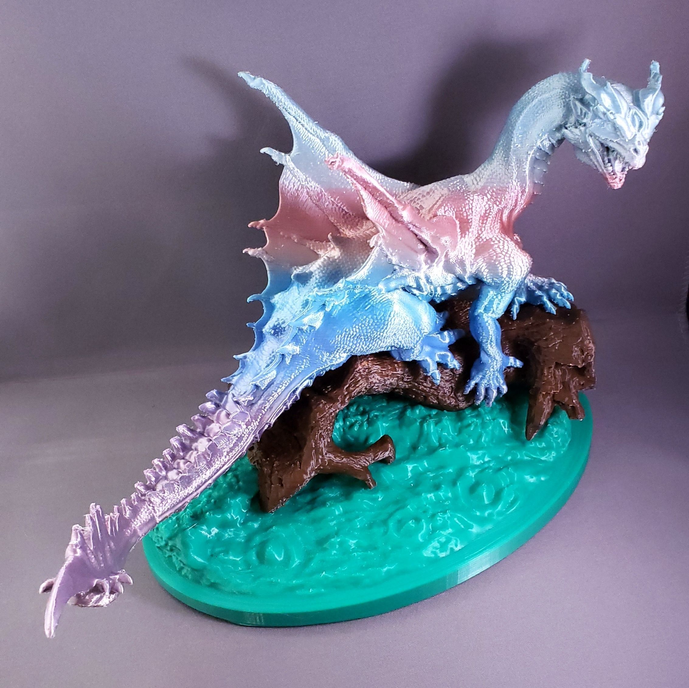 Forest Dragon 3D print model 3D model 3D printable | CGTrader