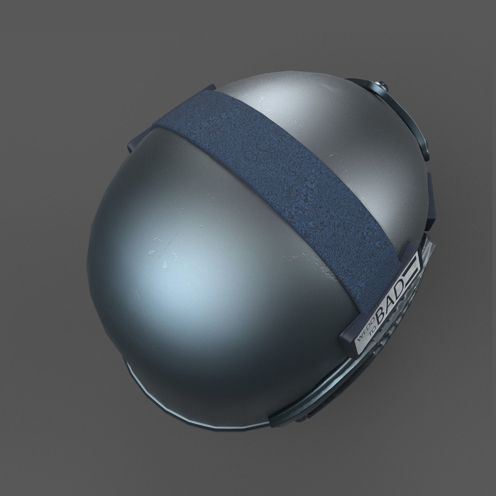 3D model Helmet scifi fantasy pilot military combat soldier armor VR ...