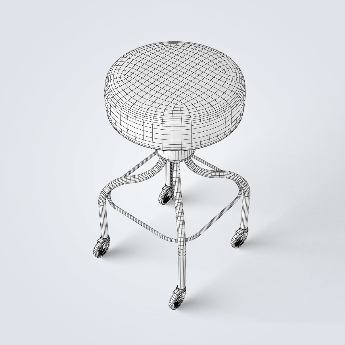 Medical Exam Stool 3D model | CGTrader
