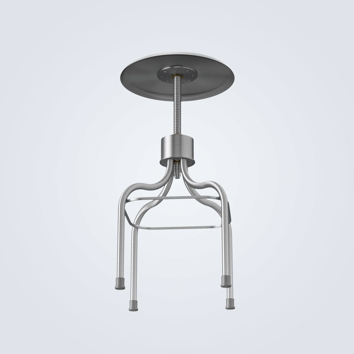 Medical Exam Stool Steel 3D model | CGTrader
