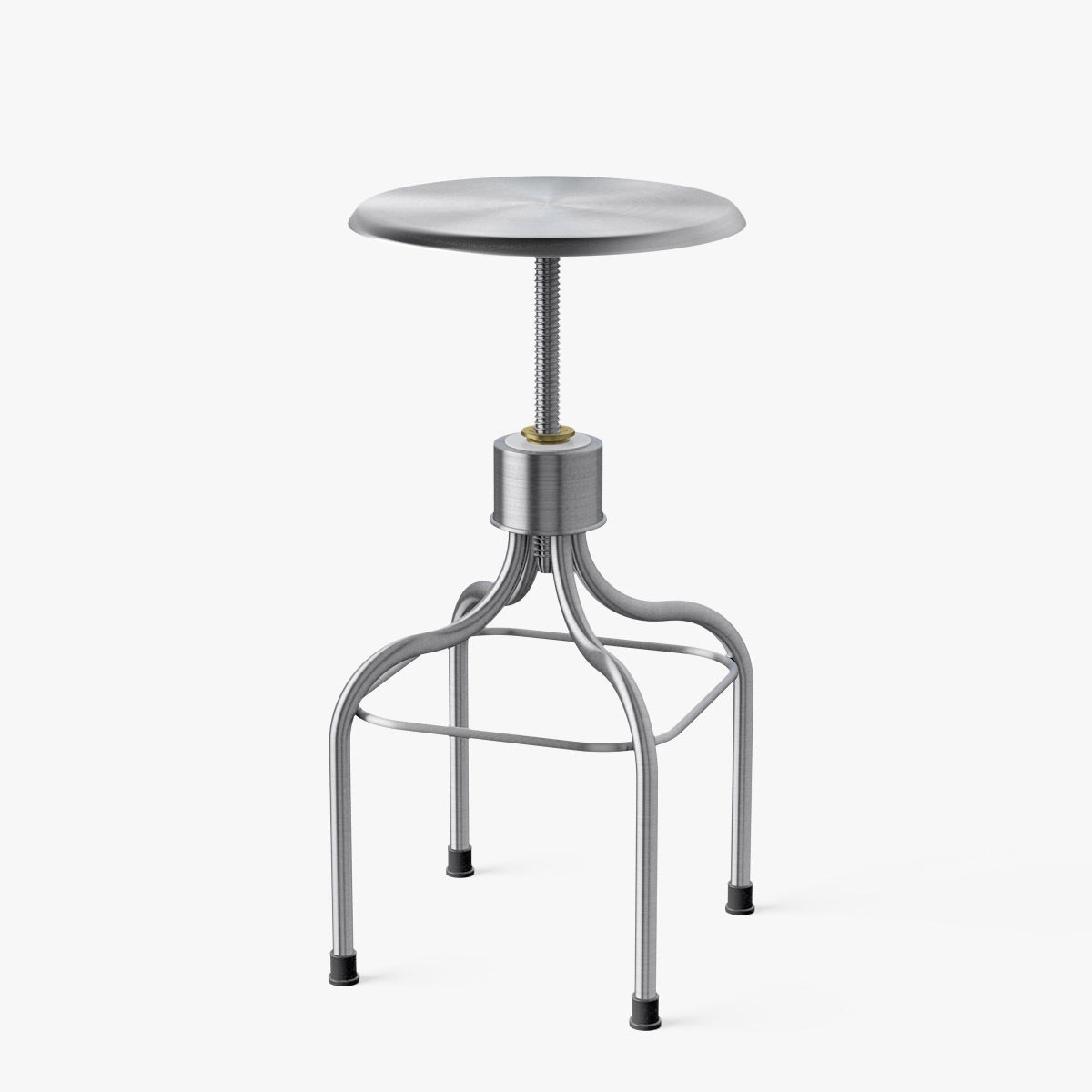 Medical Exam Stool Steel 3D model | CGTrader