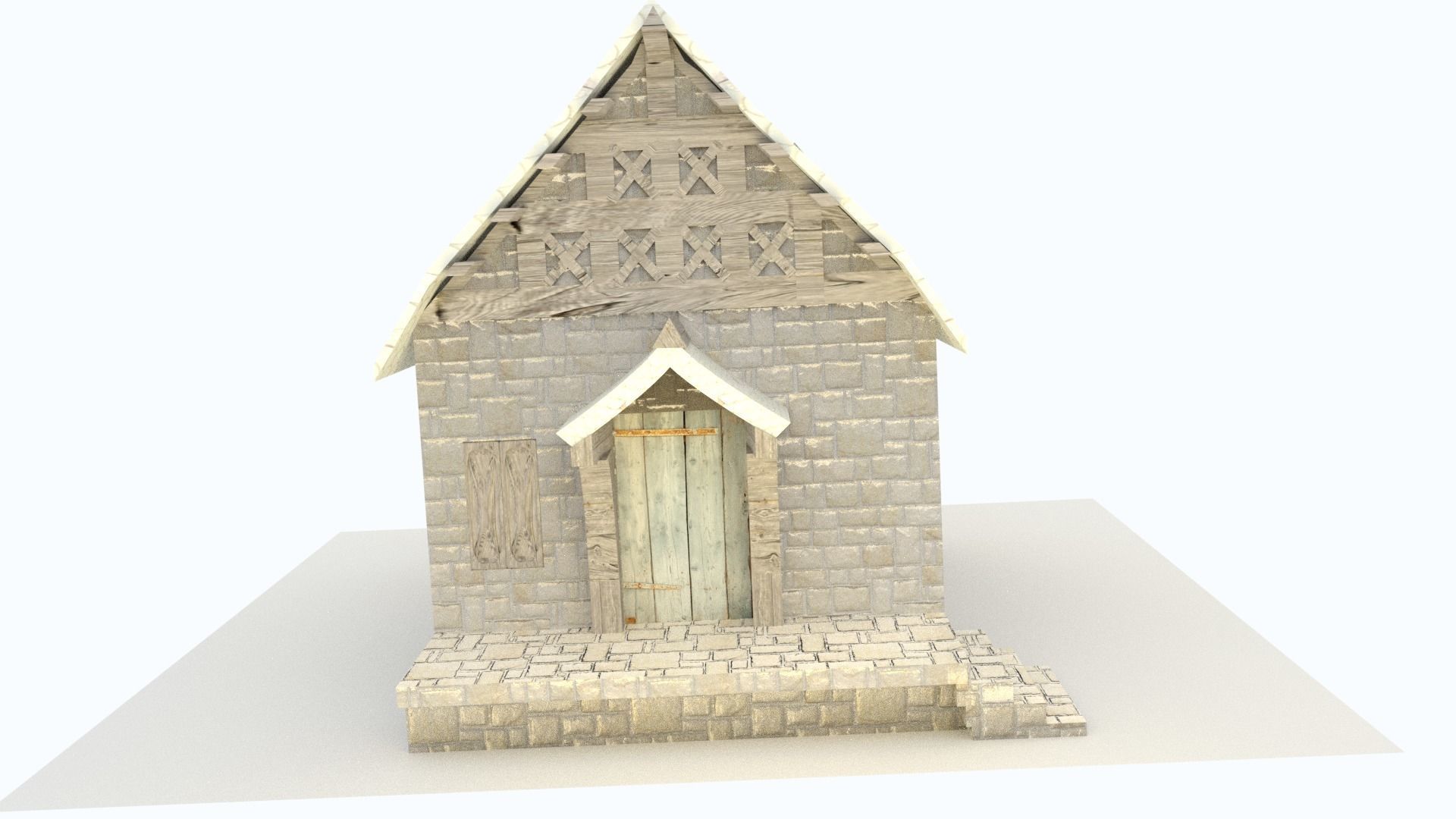 Tiny House free VR / AR / low-poly 3D model | CGTrader