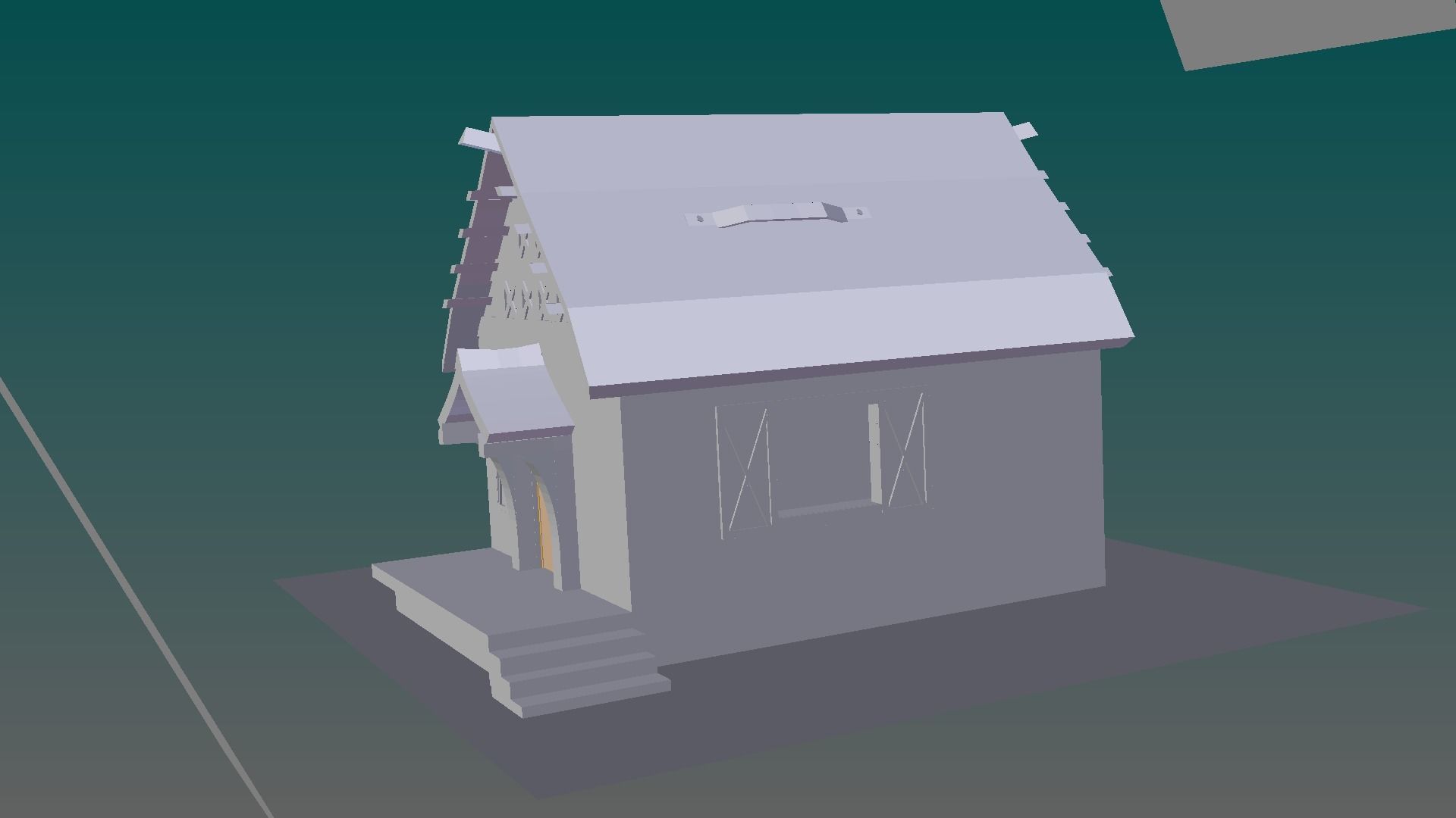 Tiny House free VR / AR / low-poly 3D model | CGTrader