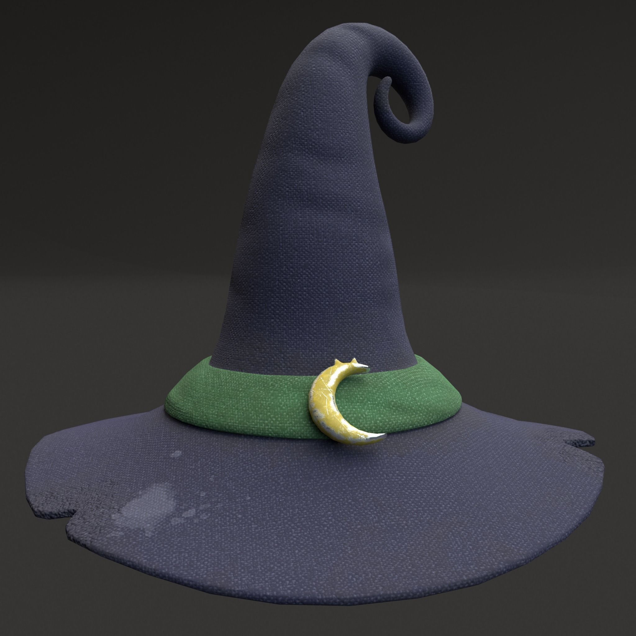Old Magic Witch Hat 3D model | CGTrader