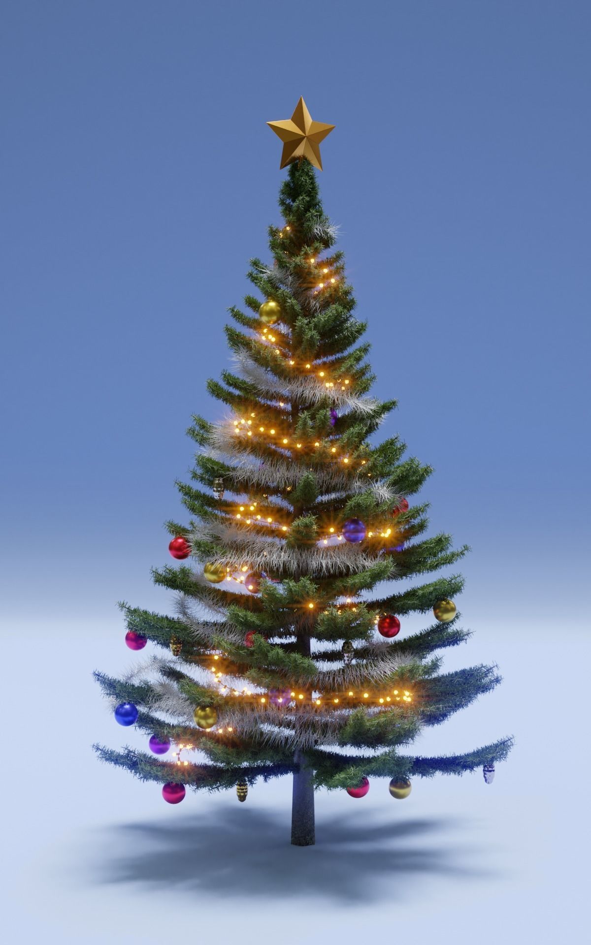 Christmas Tree free 3D model | CGTrader