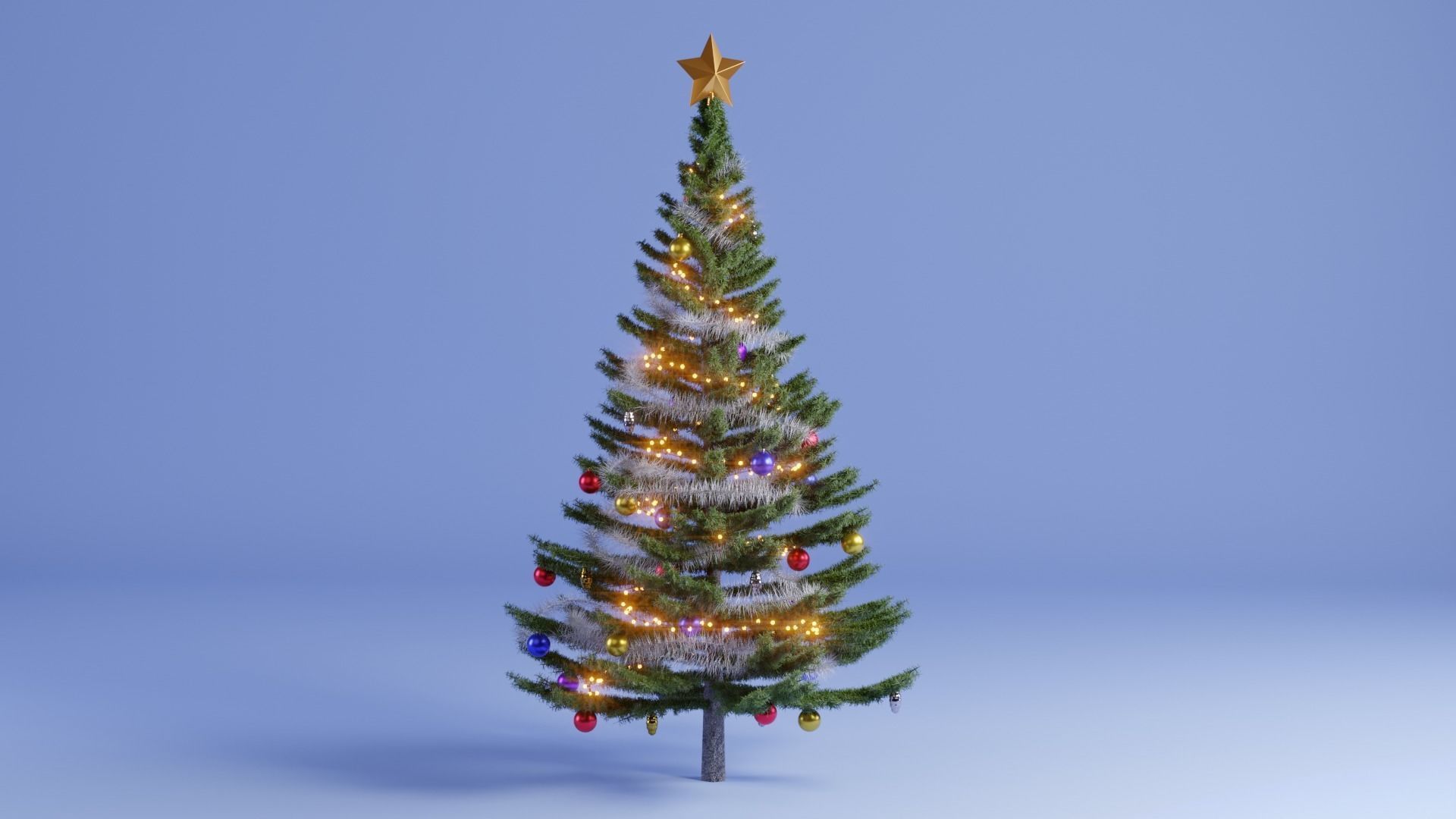 Christmas Tree free 3D model | CGTrader