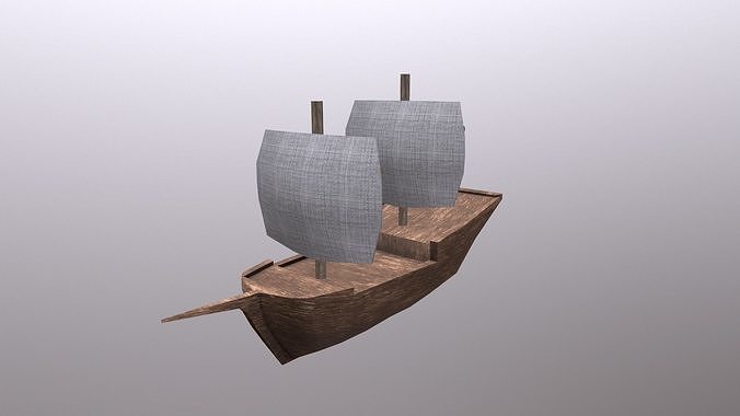 Kaper Ship free VR / AR / low-poly 3D model | CGTrader