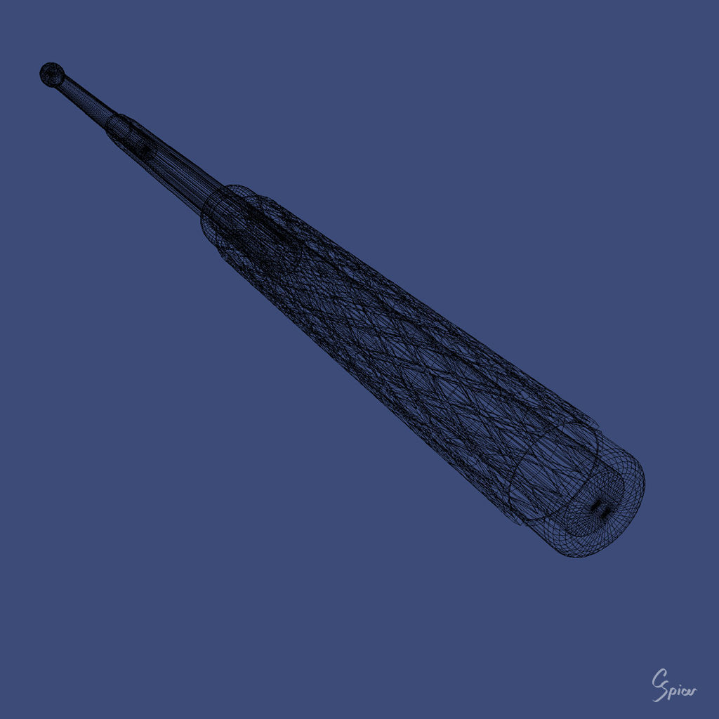 Telescoping Baton 3D model | CGTrader