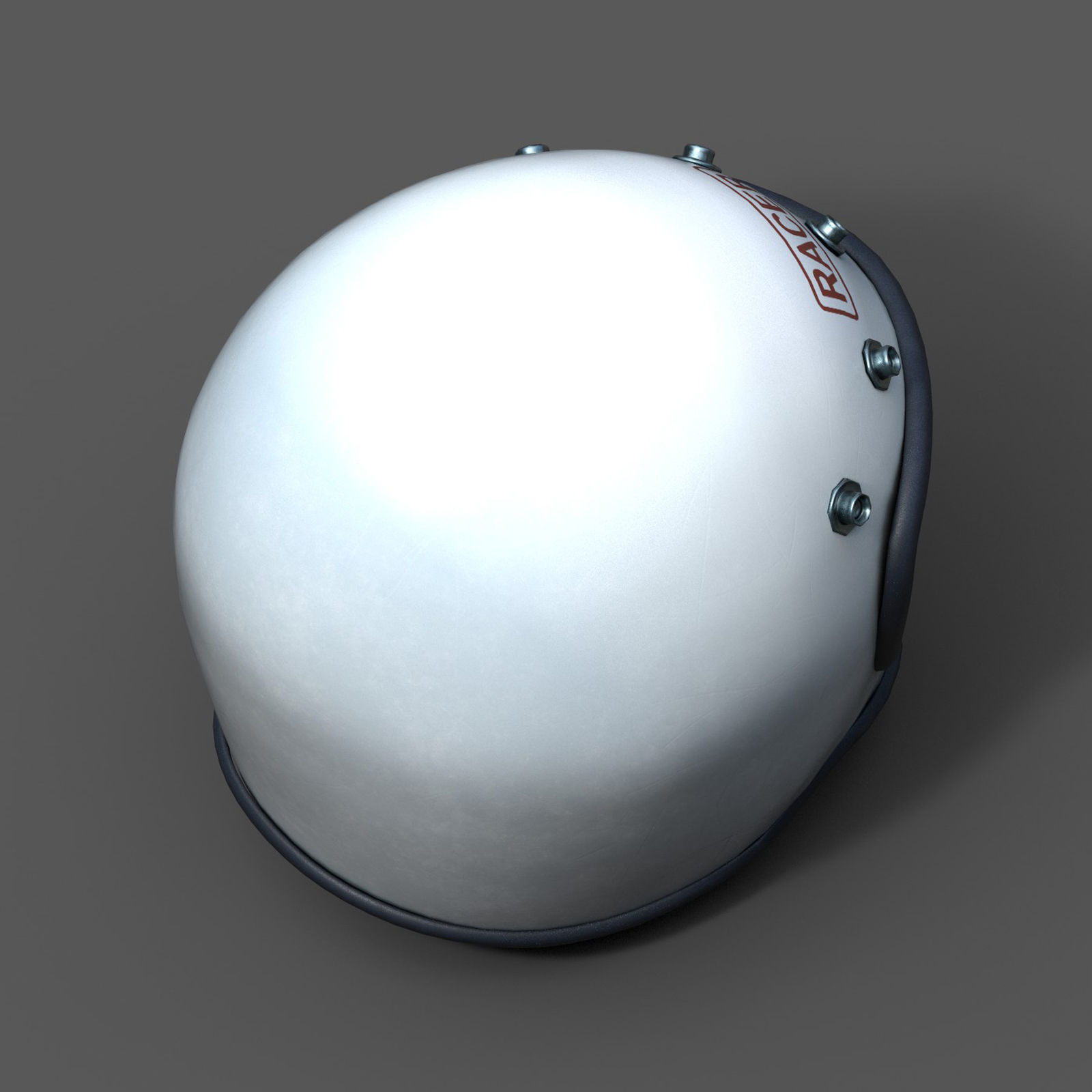 3D model Helmet scifi fantasy pilot military racer bike VR / AR / low ...