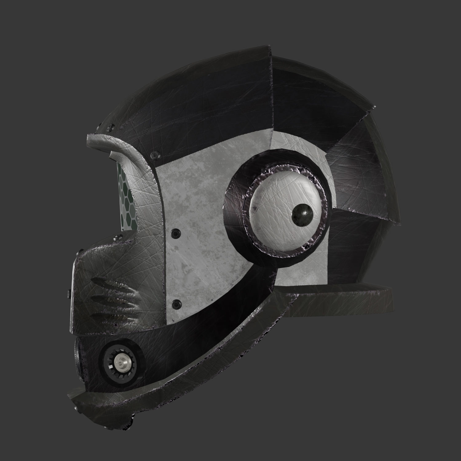 3D model Low poly sci fi helmet VR / AR / low-poly | CGTrader