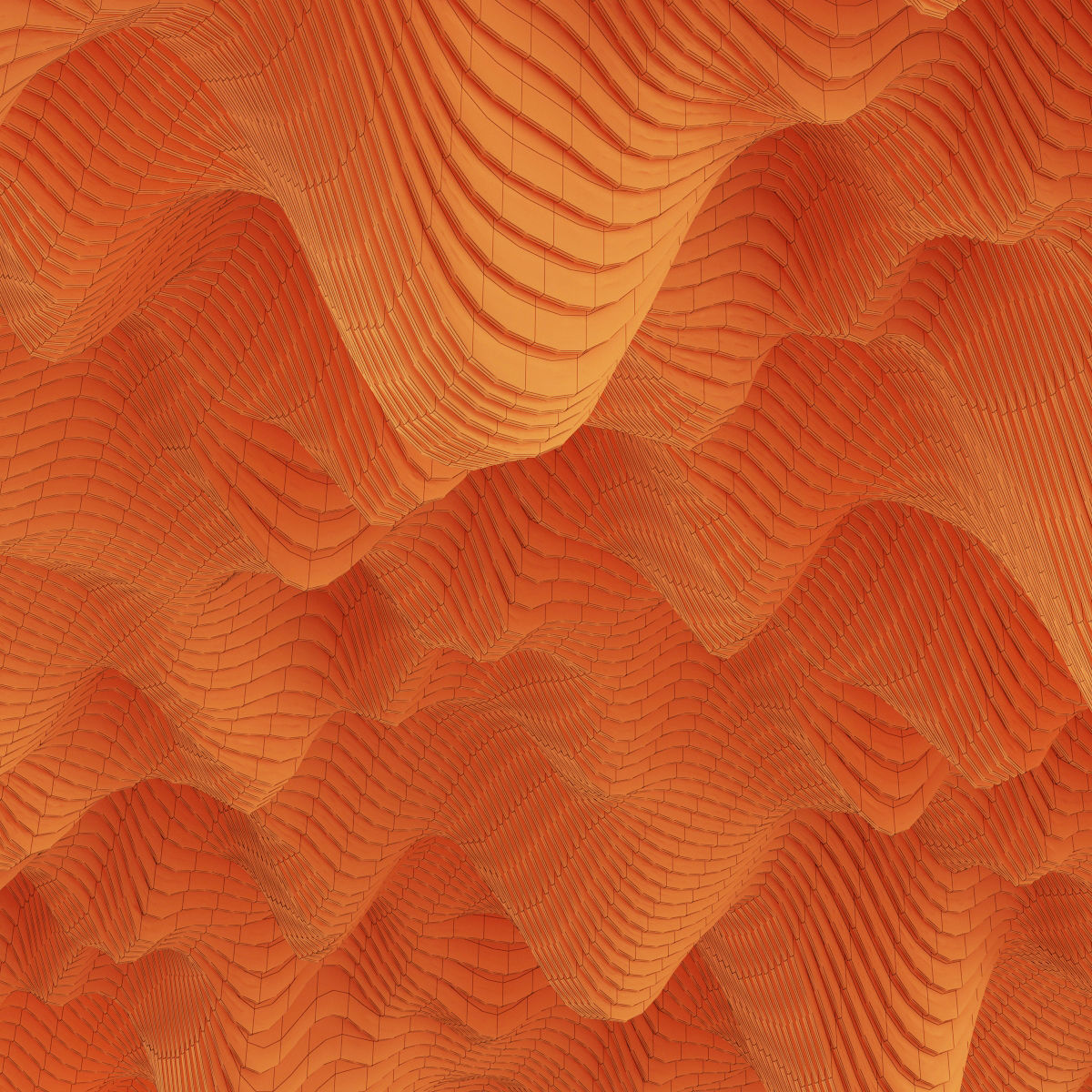 Parametric wood Hall ceiling n2 3D model | CGTrader