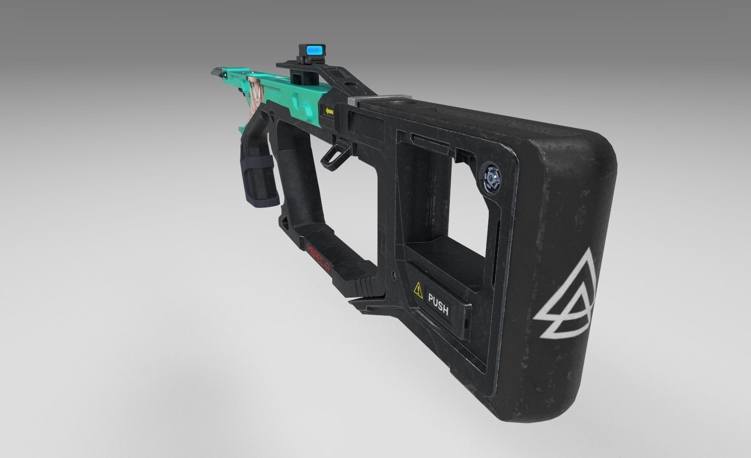 sci-fi gun free 3D model | CGTrader