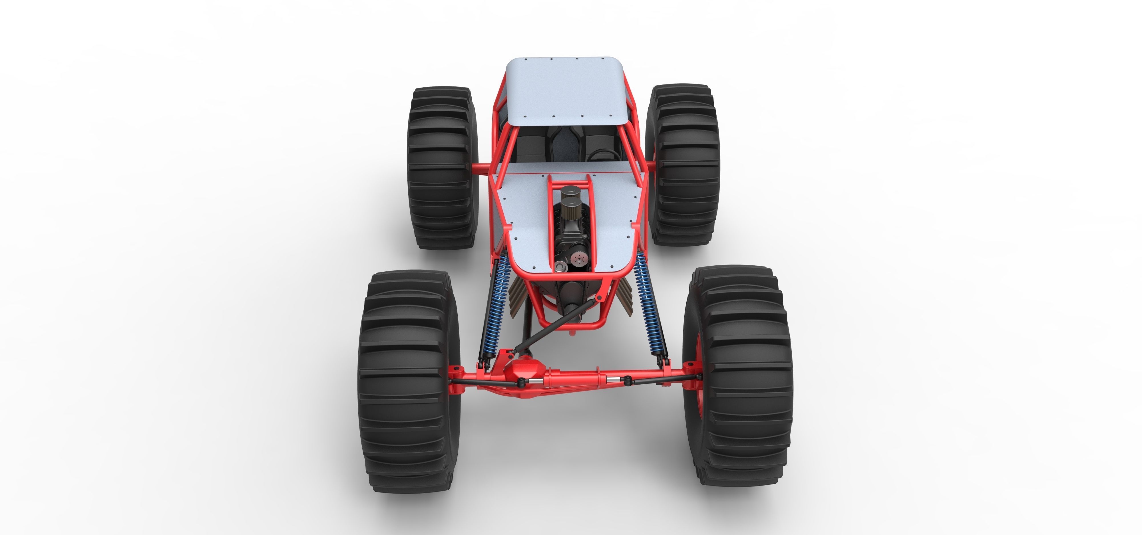 Mud bogger with SHERP tires 3D model | CGTrader