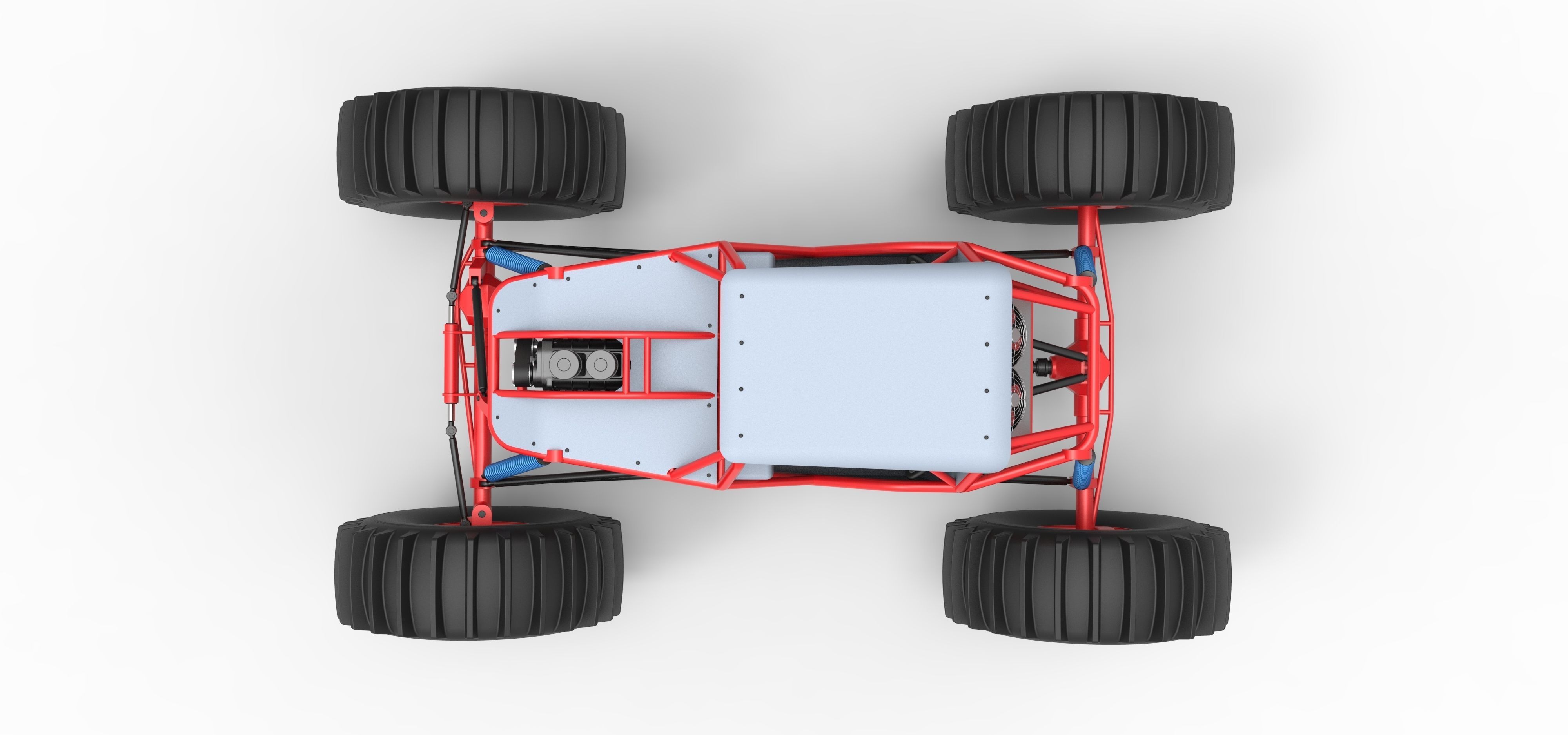 Mud bogger with SHERP tires 3D model | CGTrader