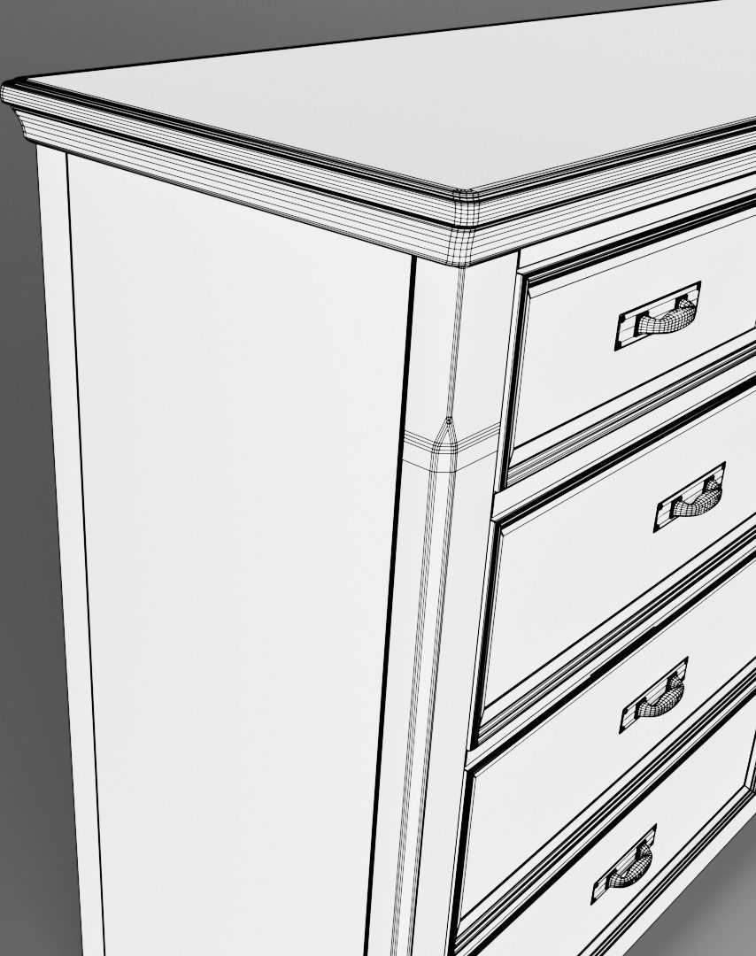 Chest of drawers 3D model | CGTrader