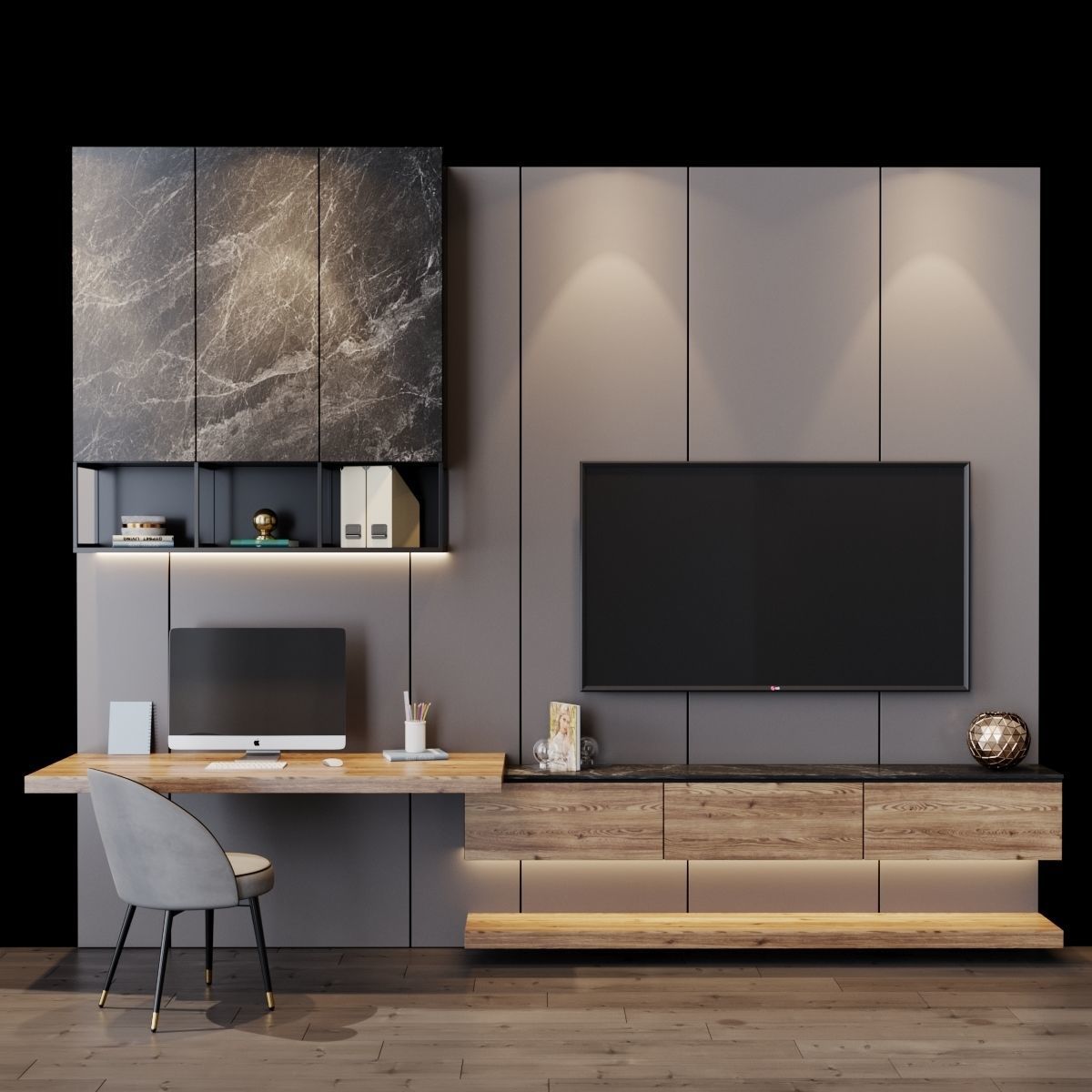 tv set 115 3D model | CGTrader