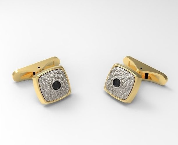 cufflinks 3D model 3D printable | CGTrader