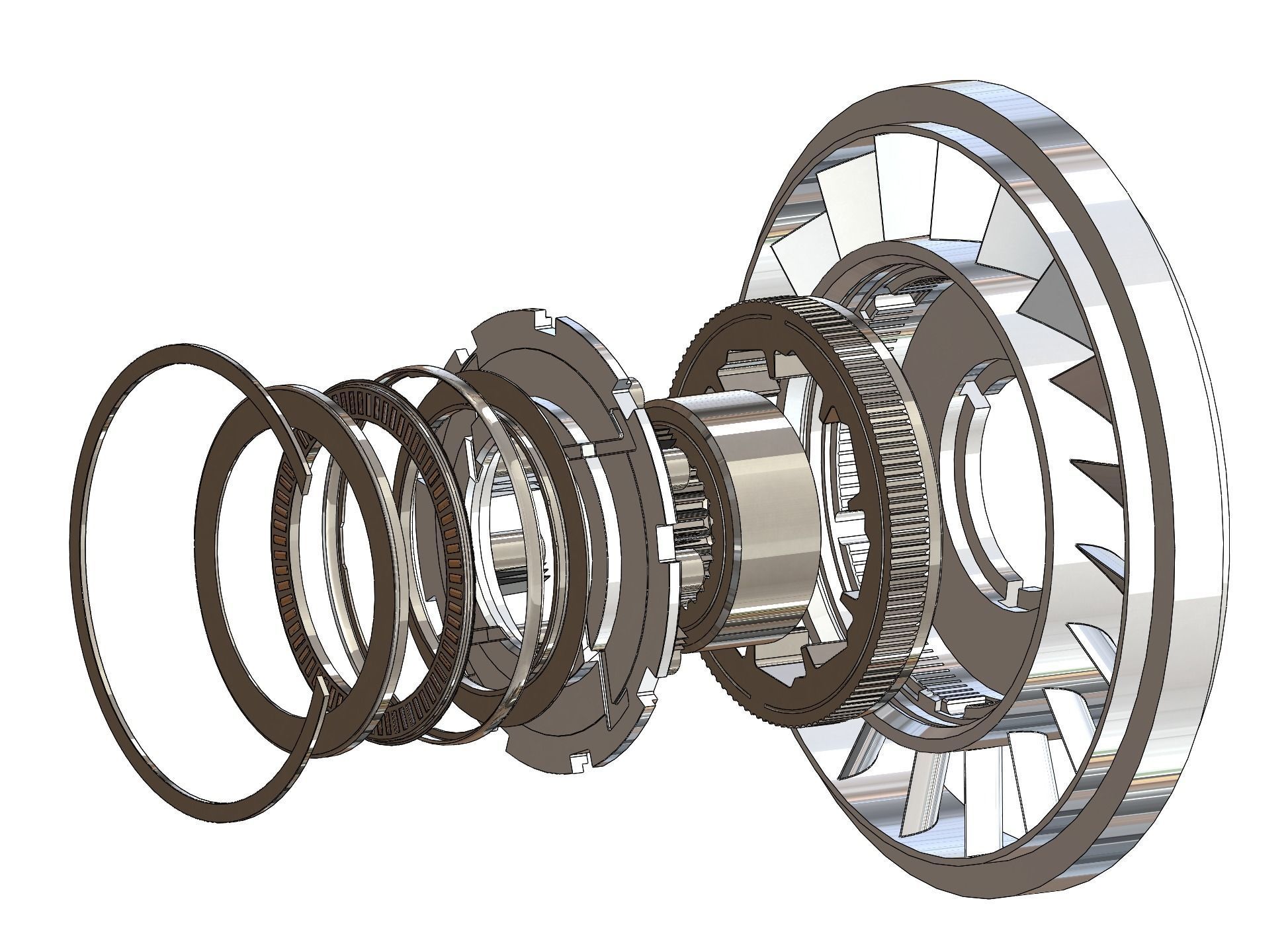 Torque convertor reactor - SolidWorks 3D model | CGTrader