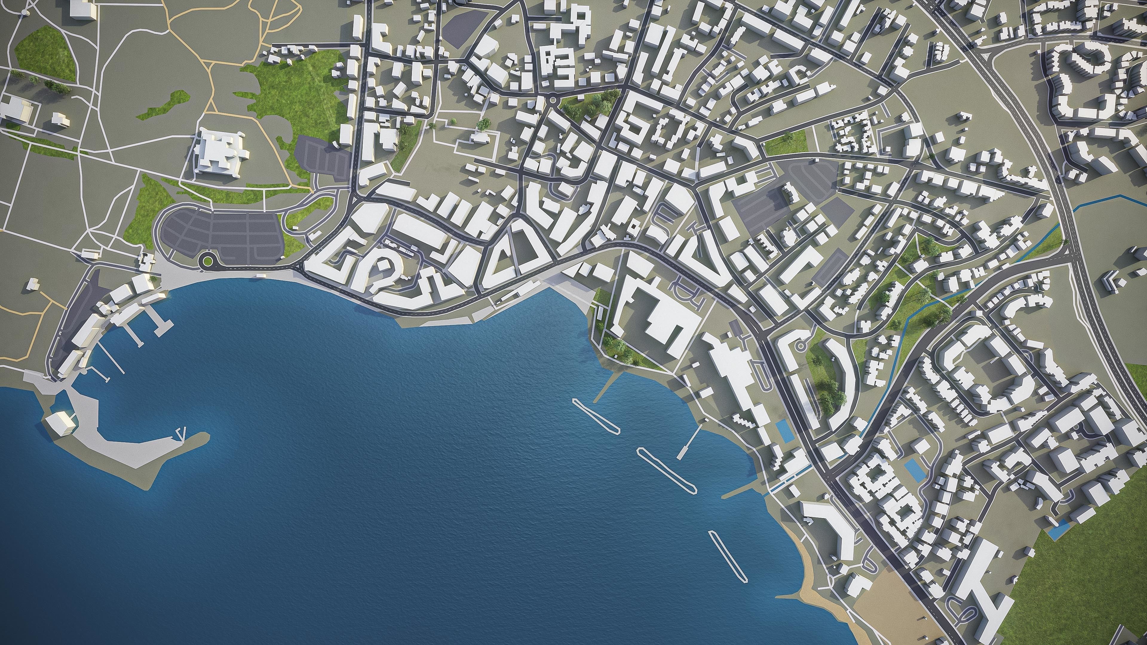 3D Model Collection Cyprus - full country - and cities VR / AR / low ...