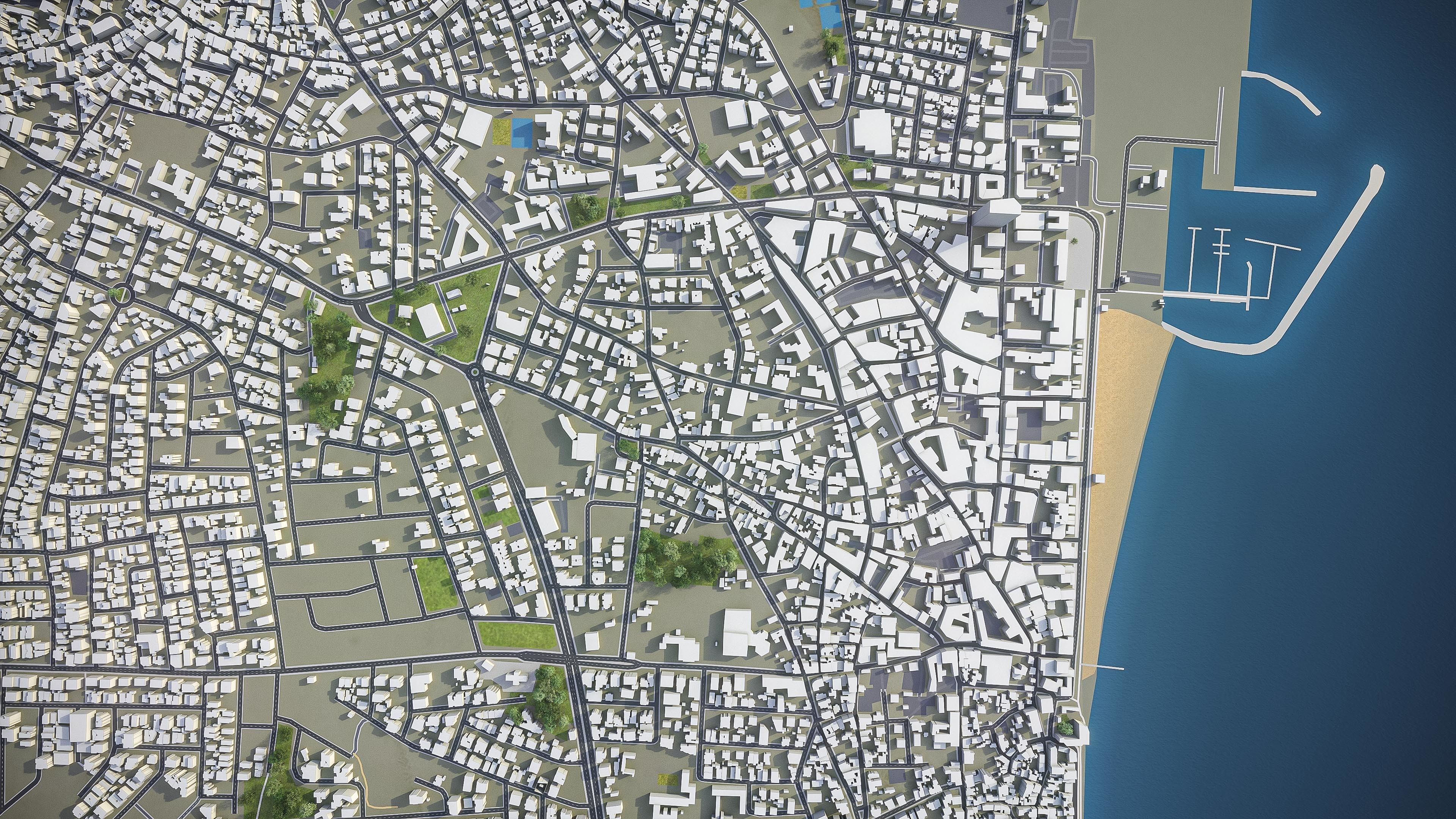 3D Model Collection Cyprus - full country - and cities VR / AR / low ...