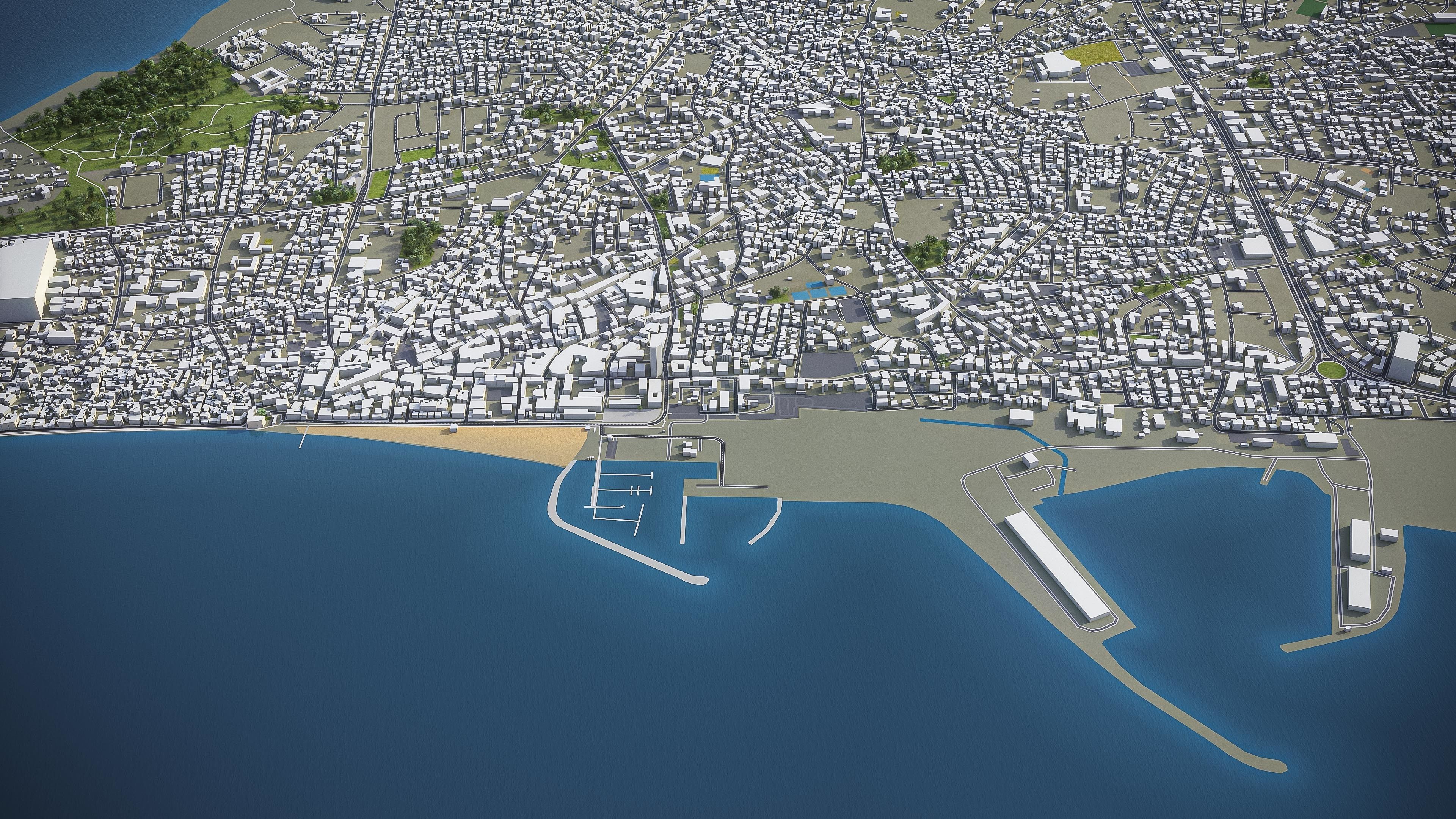 3D Model Collection Cyprus - full country - and cities VR / AR / low ...