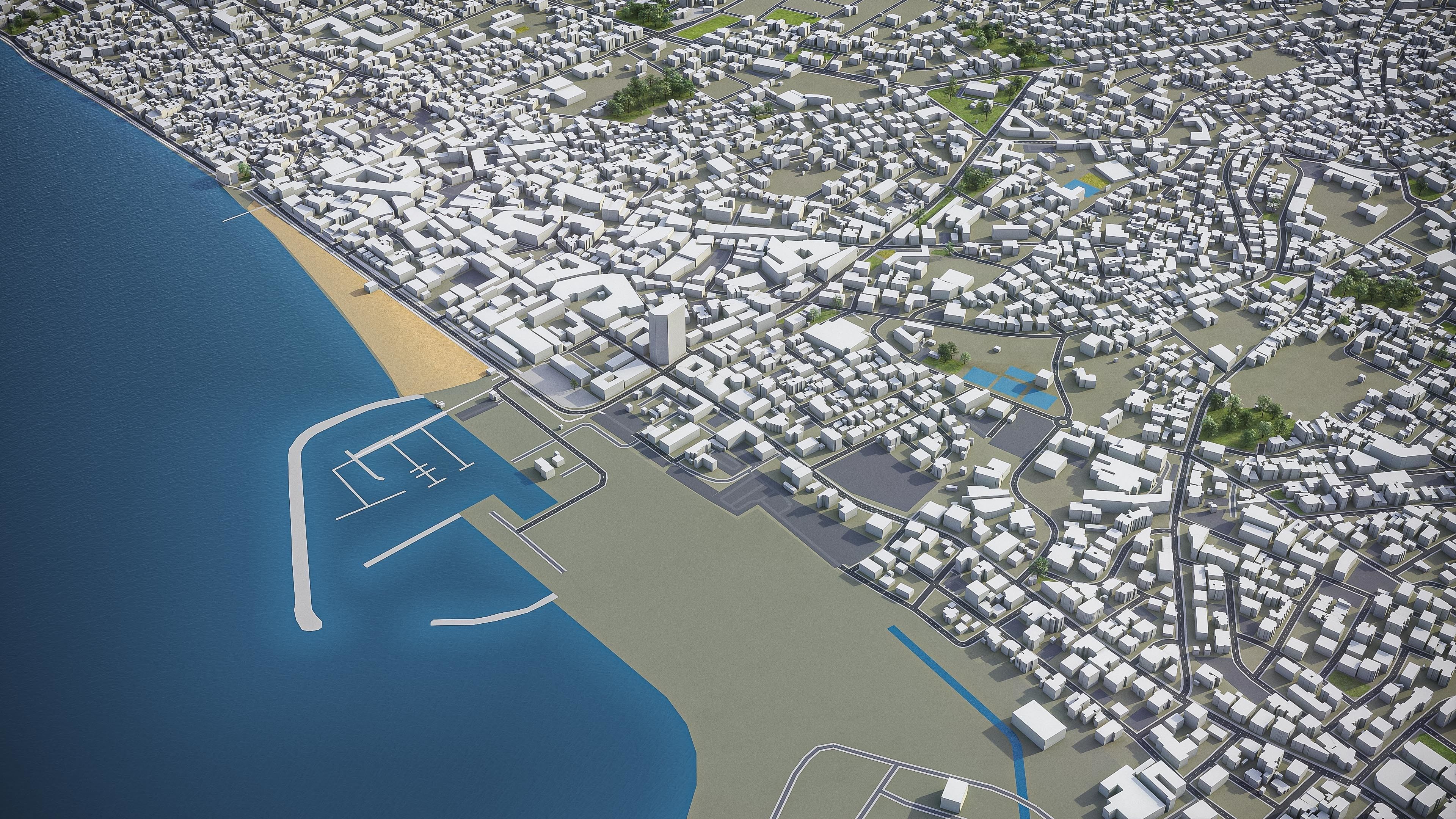 3D Model Collection Cyprus - full country - and cities VR / AR / low ...